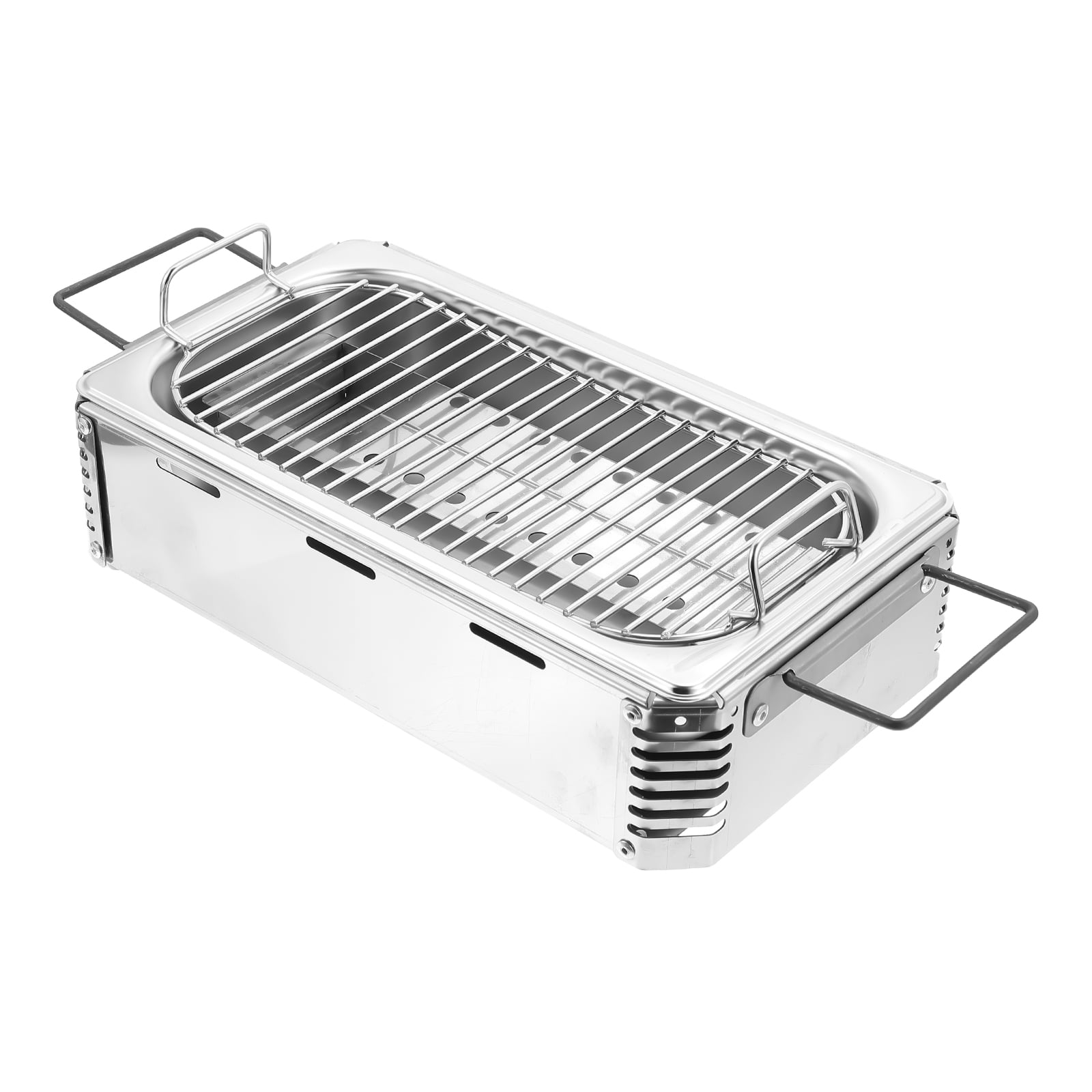 FRCOLOR Simple Grill with Uniform Heat Conduction for BBQ Stainless ...