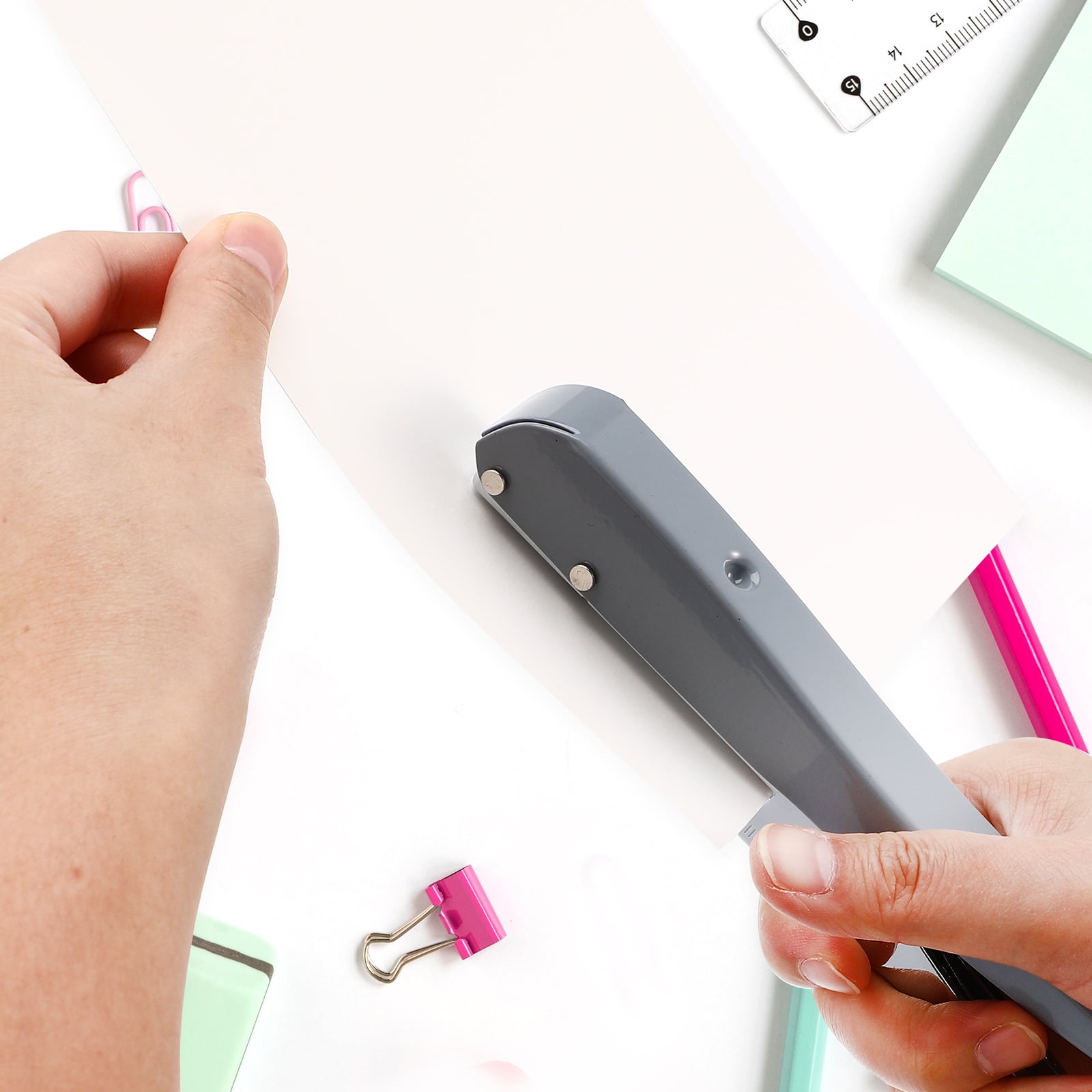 FRCOLOR Single Hole Punch For Paper Heavy Duty Hole Punch Handheld ...