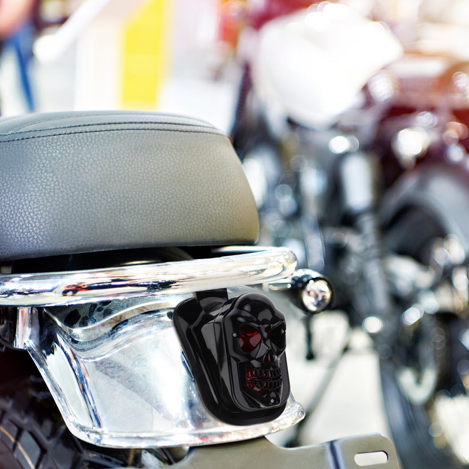 FRCOLOR Skull Headlight For Motorcycle Skull Motorcycle Lights Bright ...