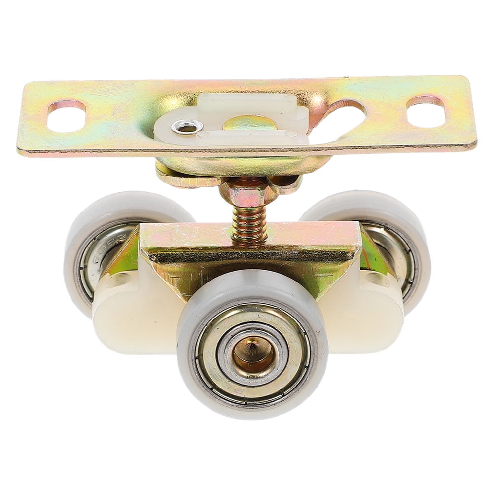 FRCOLOR Slide Rails Sling Wheel Desktop Display Rack Universal Pulley ...