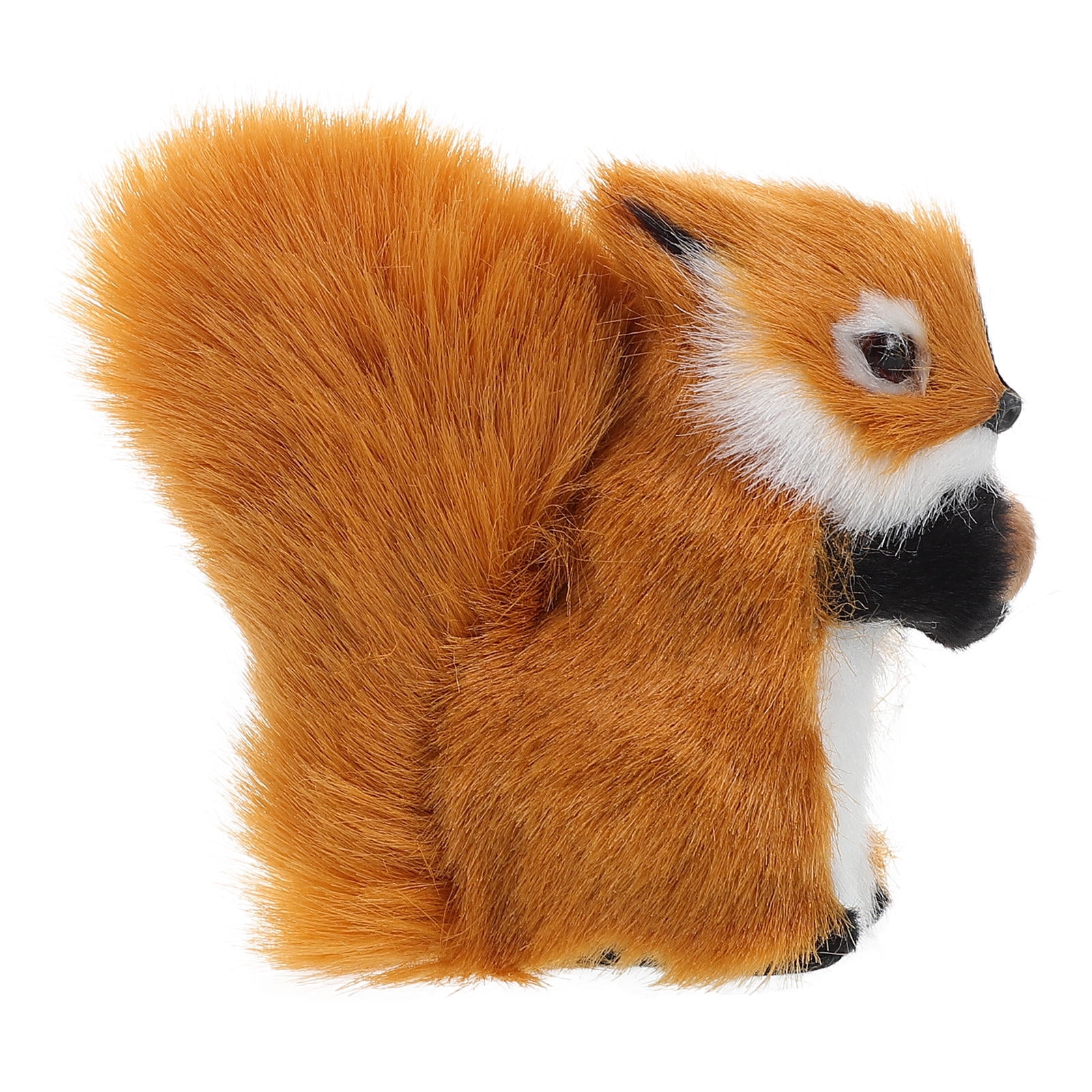 FRCOLOR Small Plush Squirrel Simulation Animal Model Ornament Realistic ...