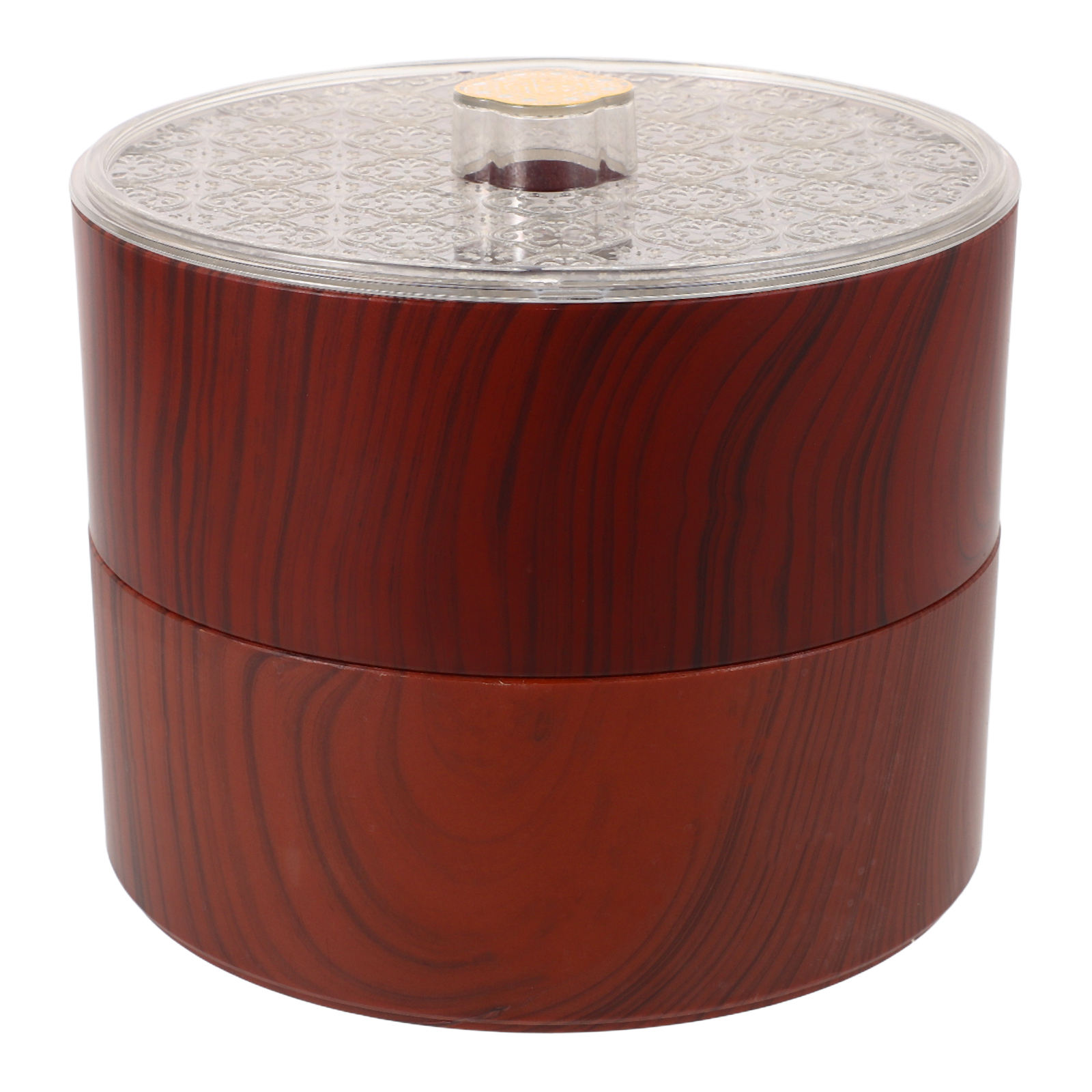 FRCOLOR Dual Layer Snack Storage Box with Lid for Tea Bags and Dried ...