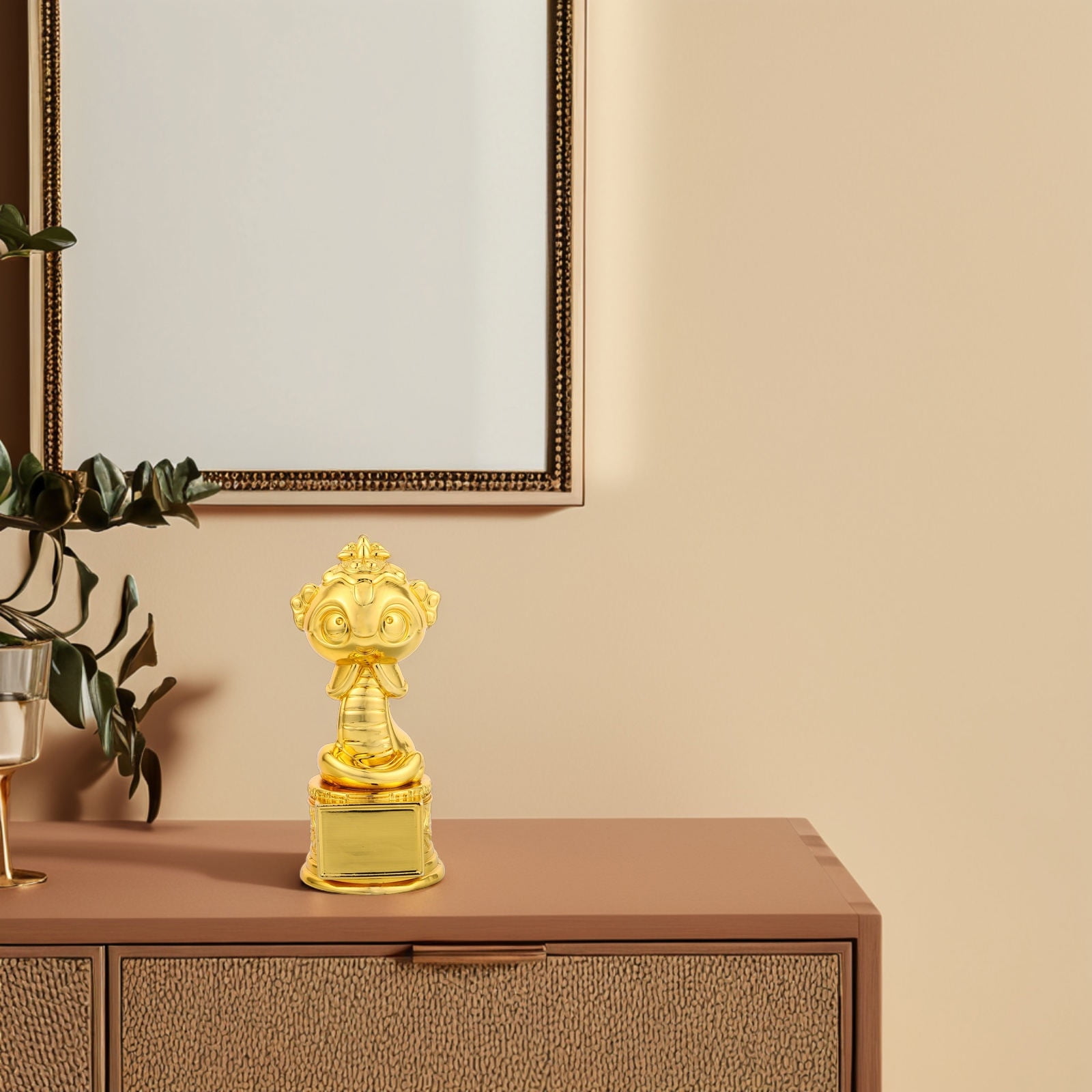 FRCOLOR Snake Year Resin Trophy Snake Sculpture Trophy Cups Sport Award ...