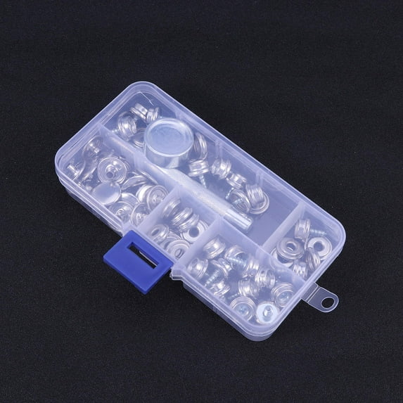 FRCOLOR Snaps Fastener Screw Snaps Heavy Duty Metal Snaps Button Kit ...