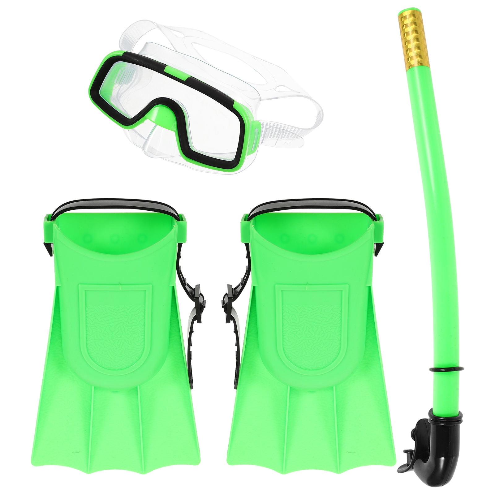FRCOLOR Snorkeling Device Short Fins for Swimming Mask Light Kids Child ...