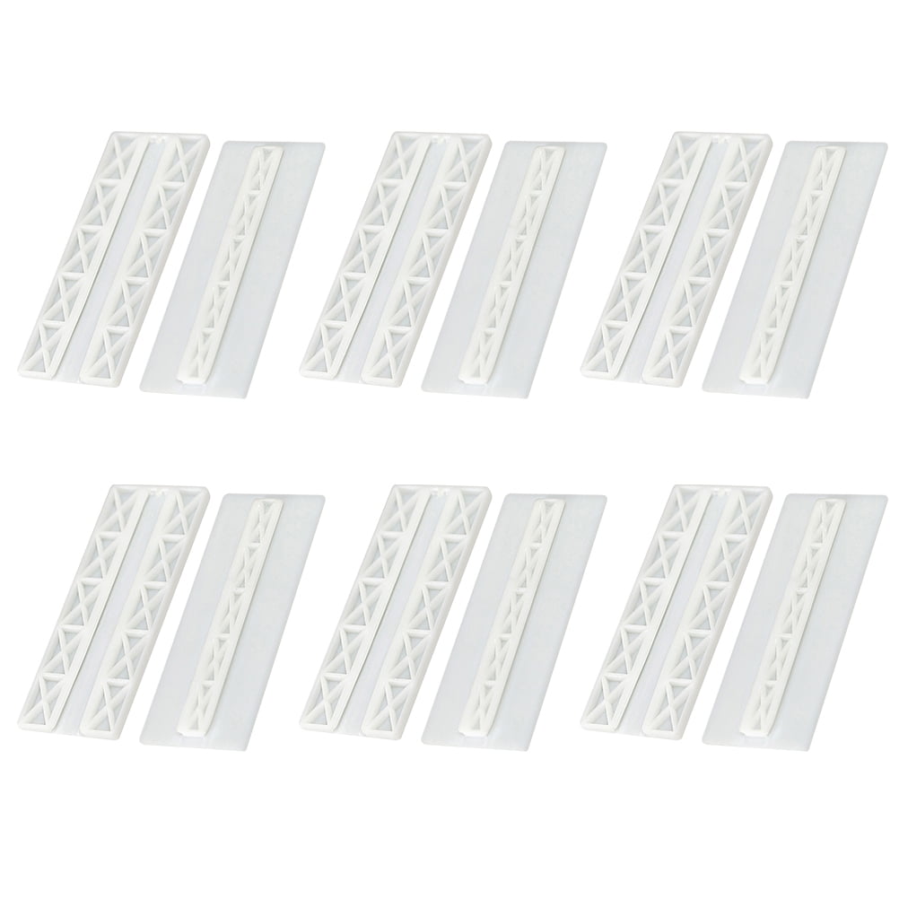 FRCOLOR Socket Hanger 6 Pairs Self Adhesive Strip Holder Wall Mount ...