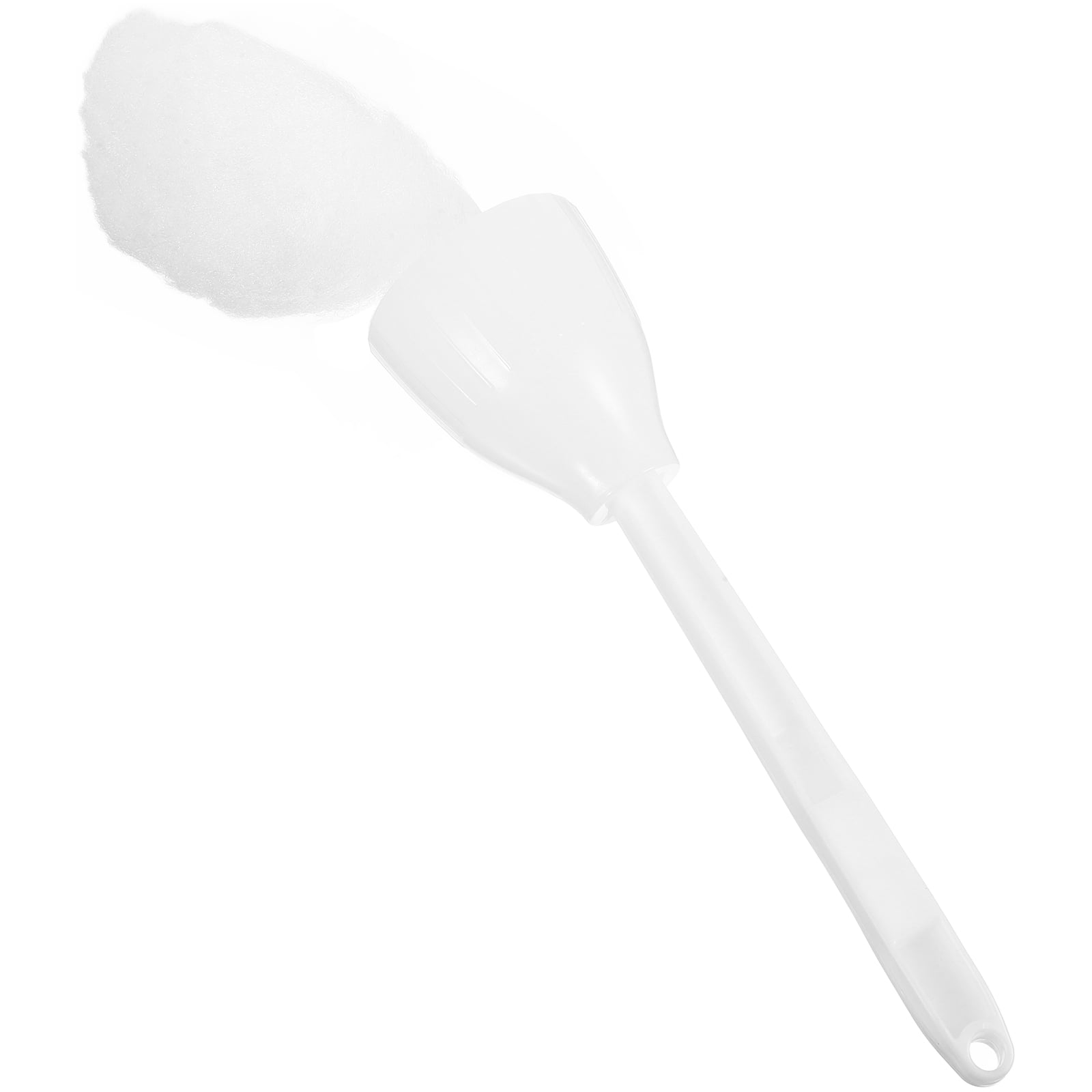 FRCOLOR Soft Toilet Brush With Long Handle Toilet Bowl Mop White Swab ...
