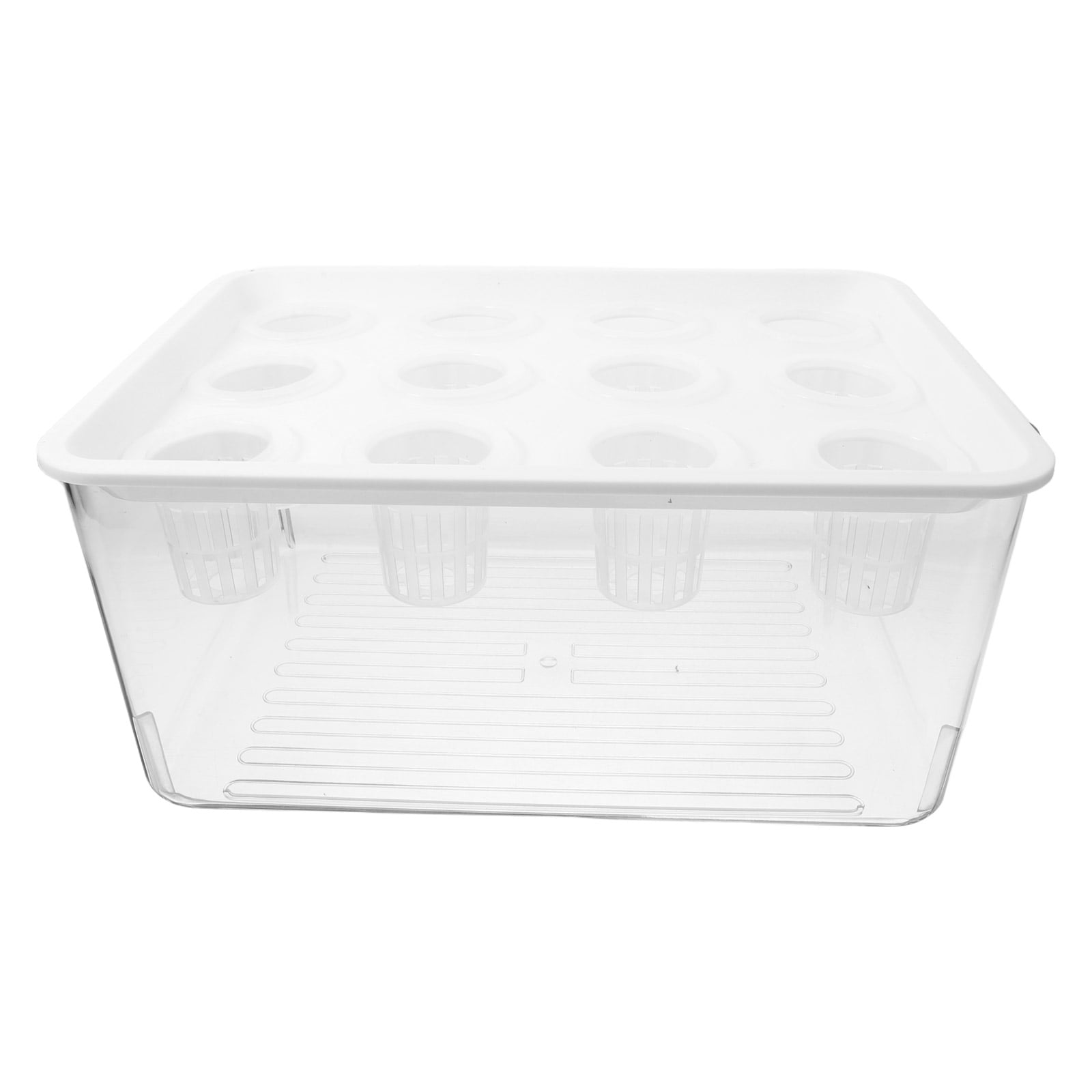 FRCOLOR Soilless Fish Tank Planting Bins Storage Pantry Wicker Basket ...