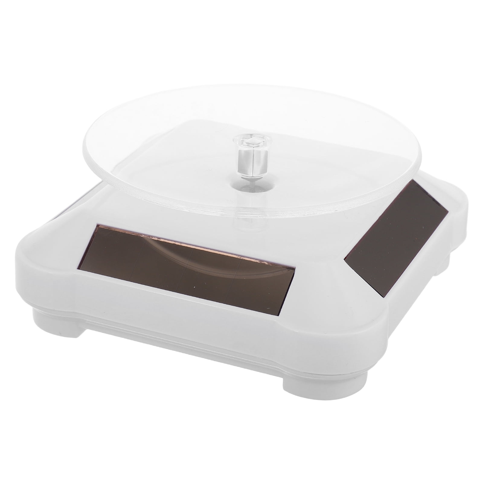 FRCOLOR Solar Jewelry Display Turntable With Rotating Base Solar ...