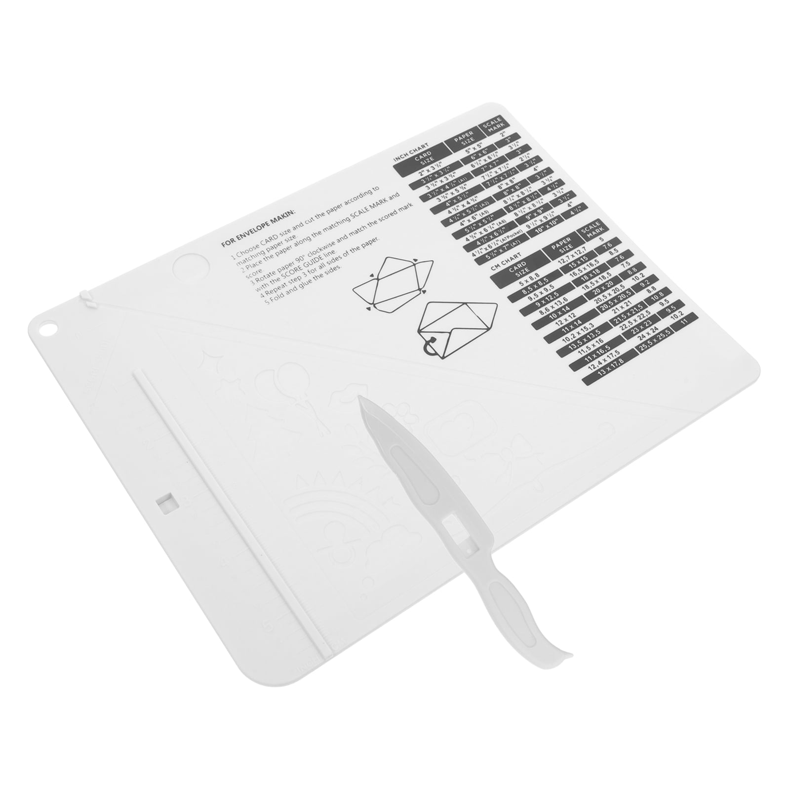 FRCOLOR Split Envelope Maker Score and Fold Tool Paper Folding Scoring ...