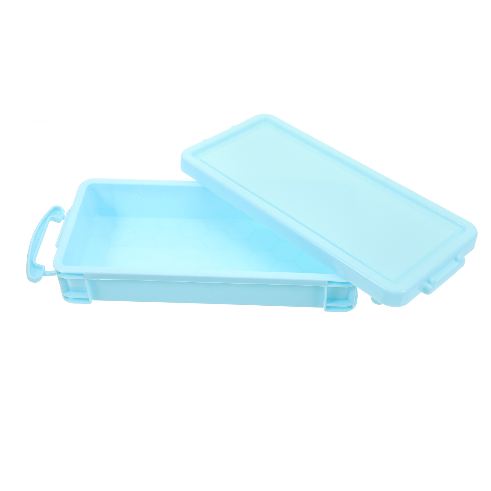 FRCOLOR Stackable Pencil Box Pen Case Organizer Plastic Box Plastic ...