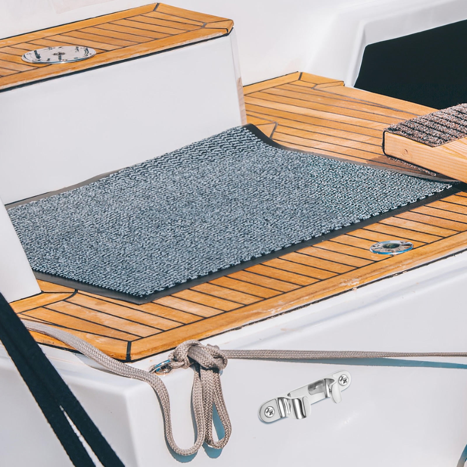 FRCOLOR Stainless Steel Boat Cleat Yacht Hardware for Stable Rope ...