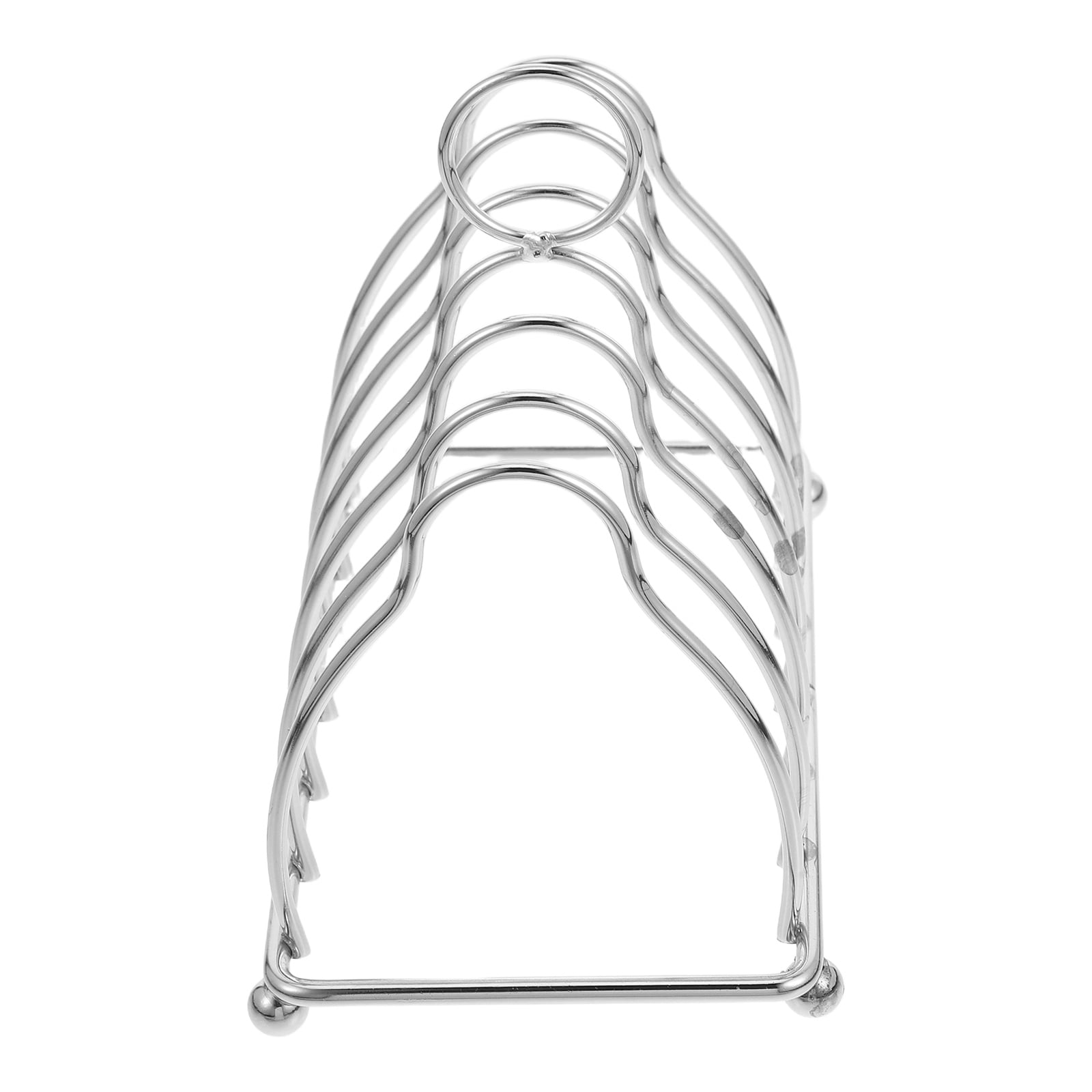 FRCOLOR Stainless Steel Bread Shelf Stand Toast Stand Tabletop Toast ...