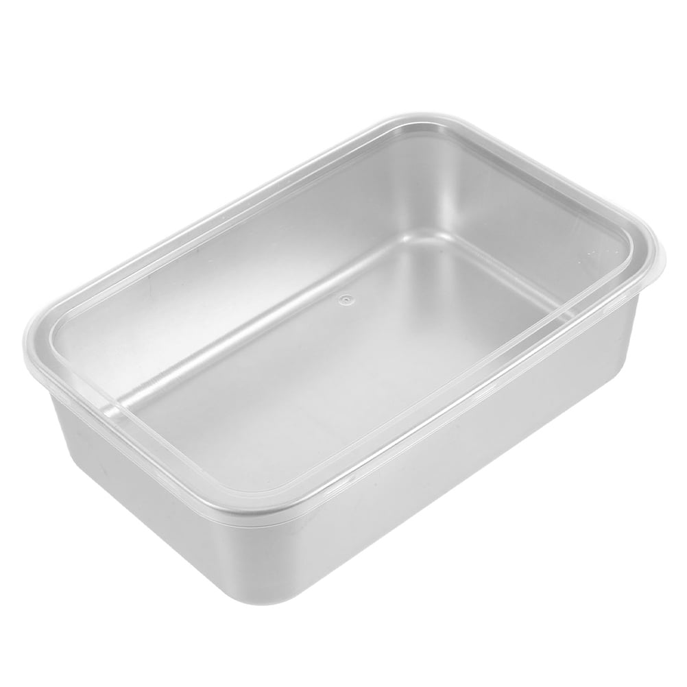 FRCOLOR Stainless Steel Cake Pan with Clear Lid Deep Baking Tray Oven ...
