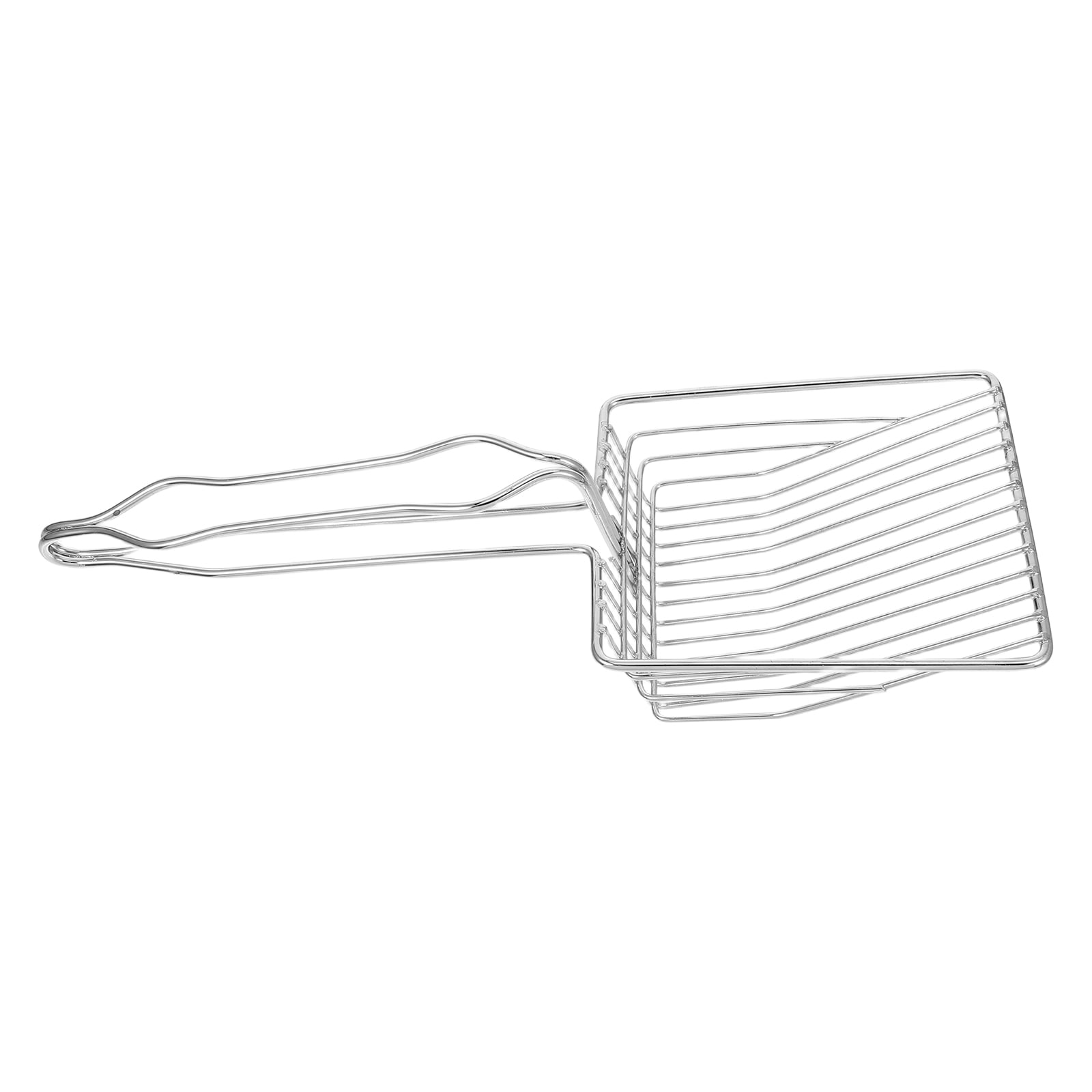 FRCOLOR Stainless Steel Cat Litter Scoop Metal Poop Scooper Litter Box ...