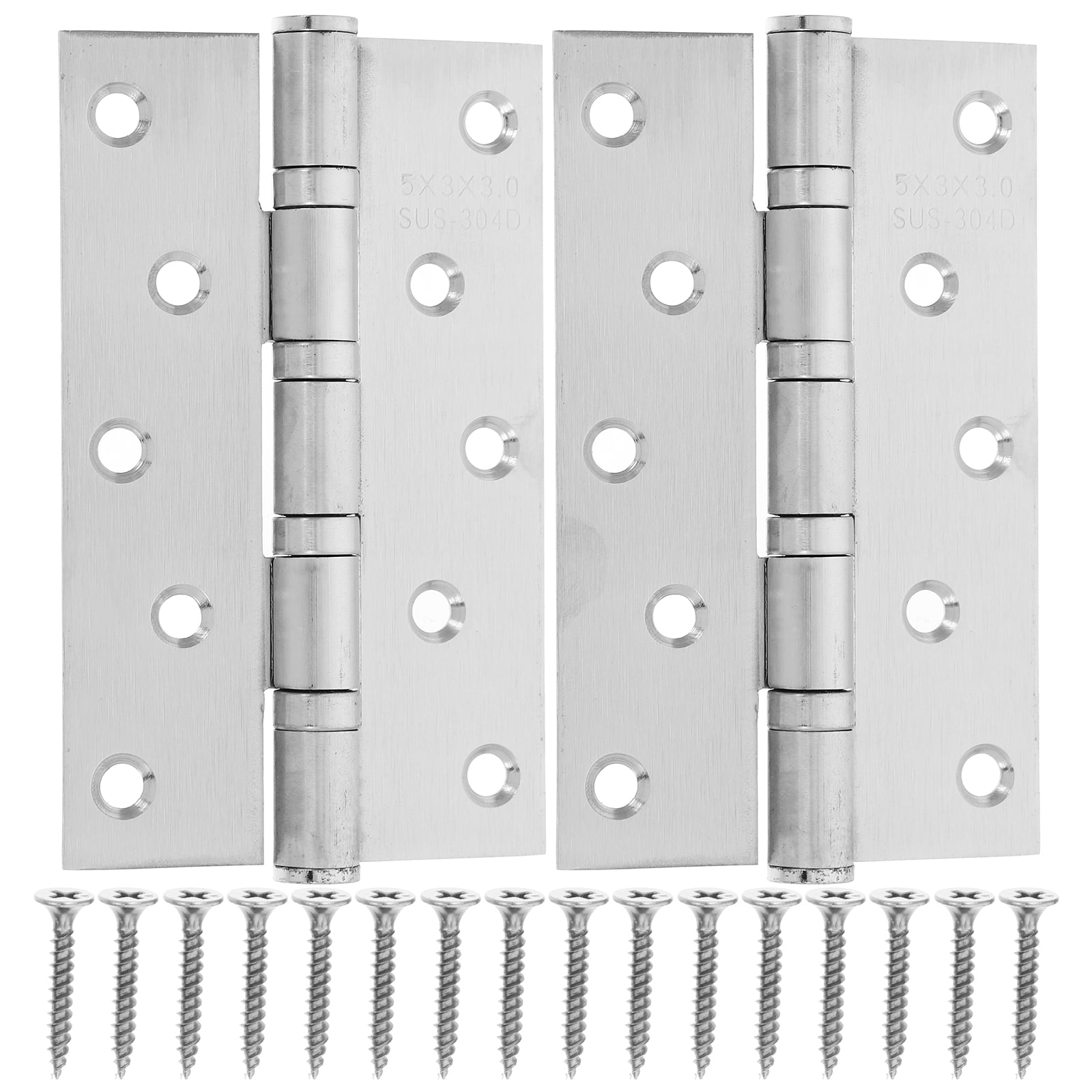 FRCOLOR Stainless Steel Door Hinges: 2pcs Ball Bearing Hinge Door Hinge ...