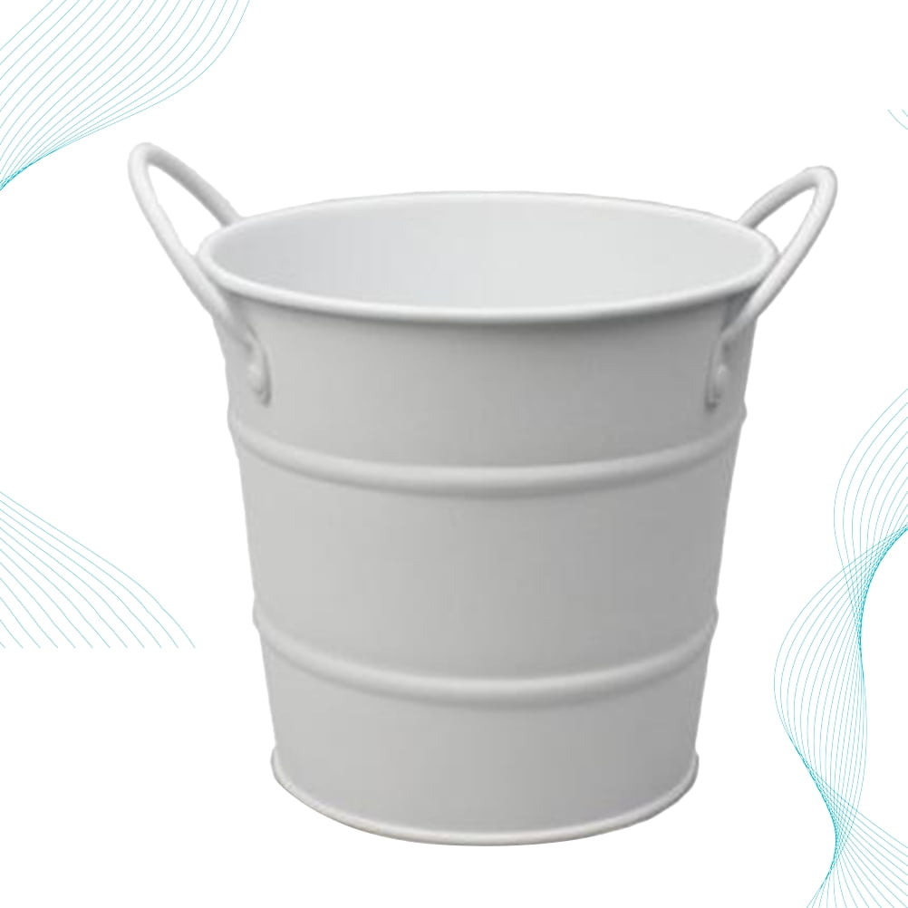 FRCOLOR Stainless Steel Fries Bucket Mini Red Snacks Fried Chicken ...