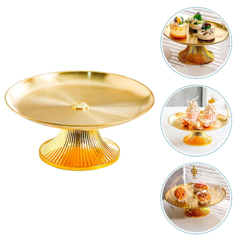 FRCOLOR Stainless Steel Fruit Serving Plate Footed Dried Fruit Tray ...