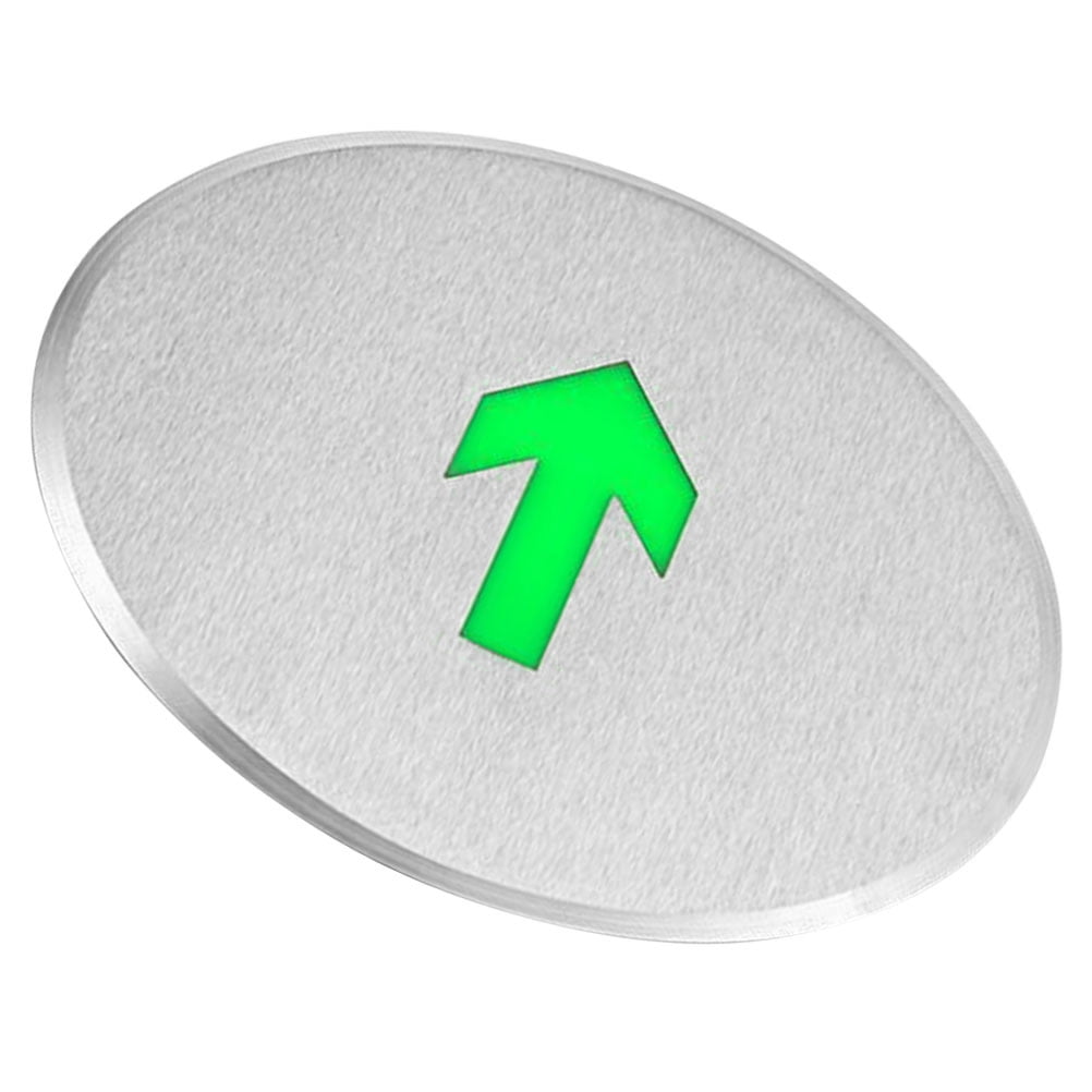 FRCOLOR Stainless Steel Luminous Exit Sign Ground Evacuation ...