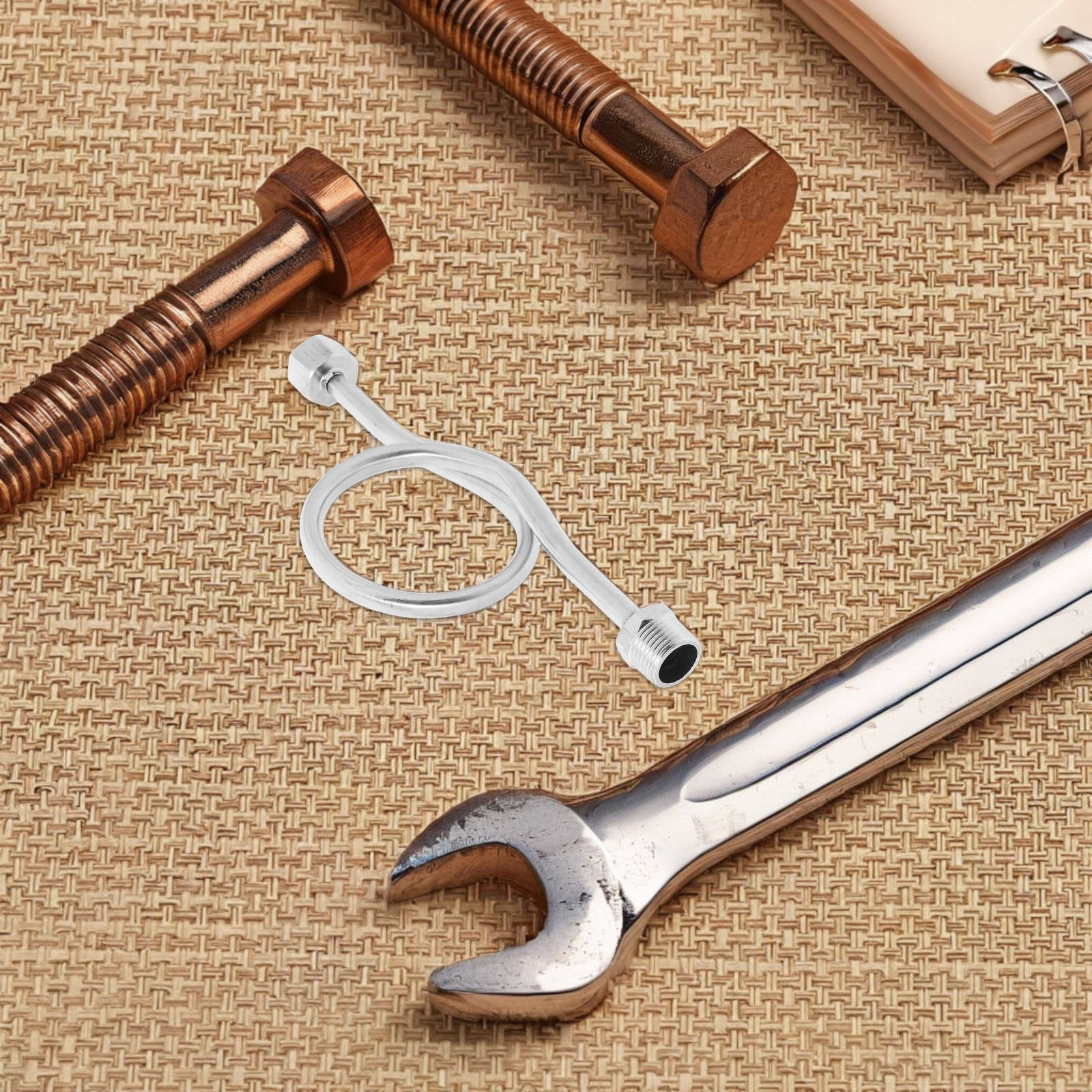 FRCOLOR Stainless Steel Replaceable Buffer Tubing for Pressure Gauge 1 ...
