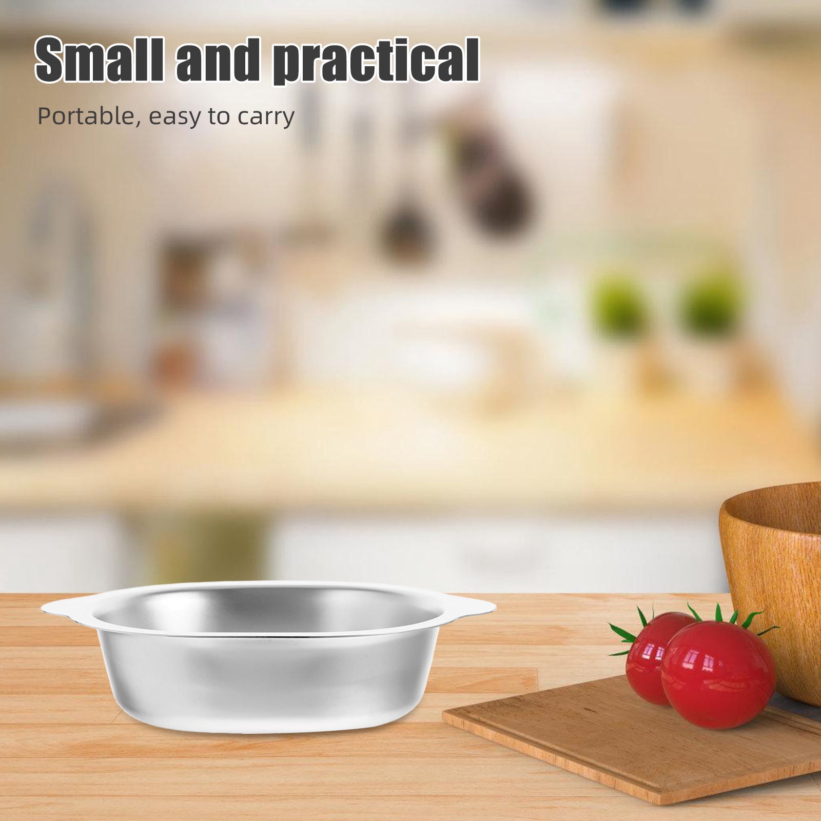 FRCOLOR Stainless Steel Soup Bowls Korean Ramen Container Noodle Bowl ...