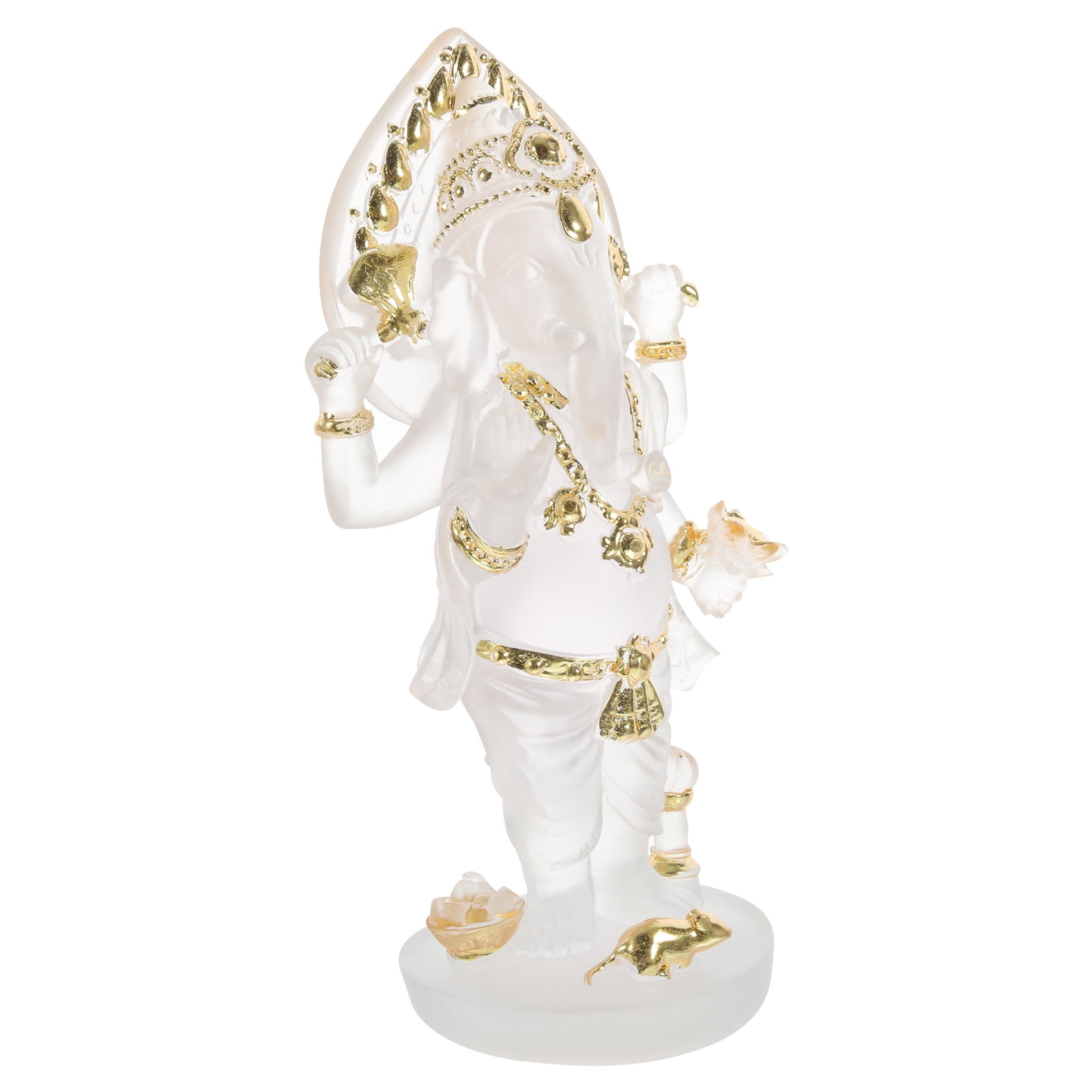 FRCOLOR Statues Garden Luck God Figurine Home Temple Decoration ...