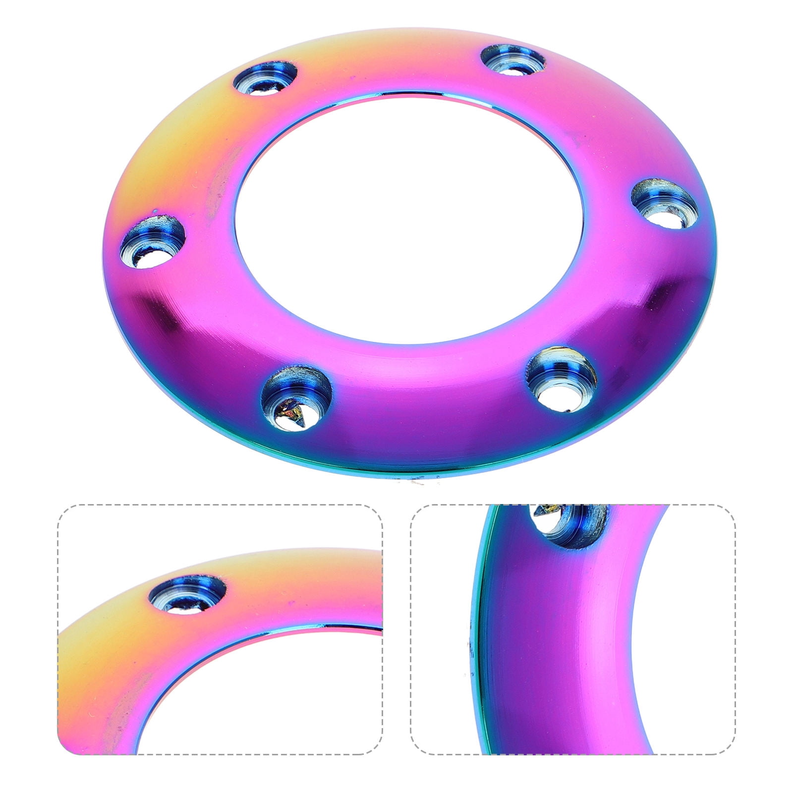 FRCOLOR Steering Wheel Horn Button Cover With Center Ring Car Steering ...