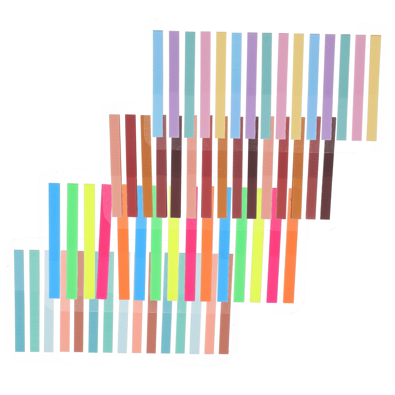 FRCOLOR Sticky Tabs for Books Fluorescent Index Label Stickers ...