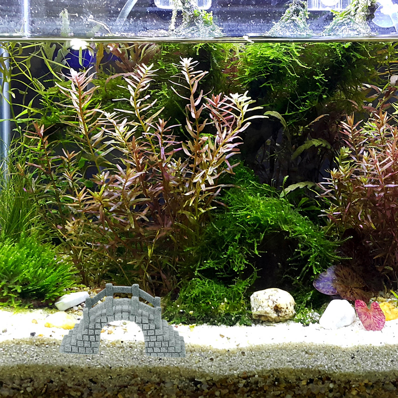 FRCOLOR Stone Bridge Mini Statue Bridge Vintage Style Bridge Arch ...