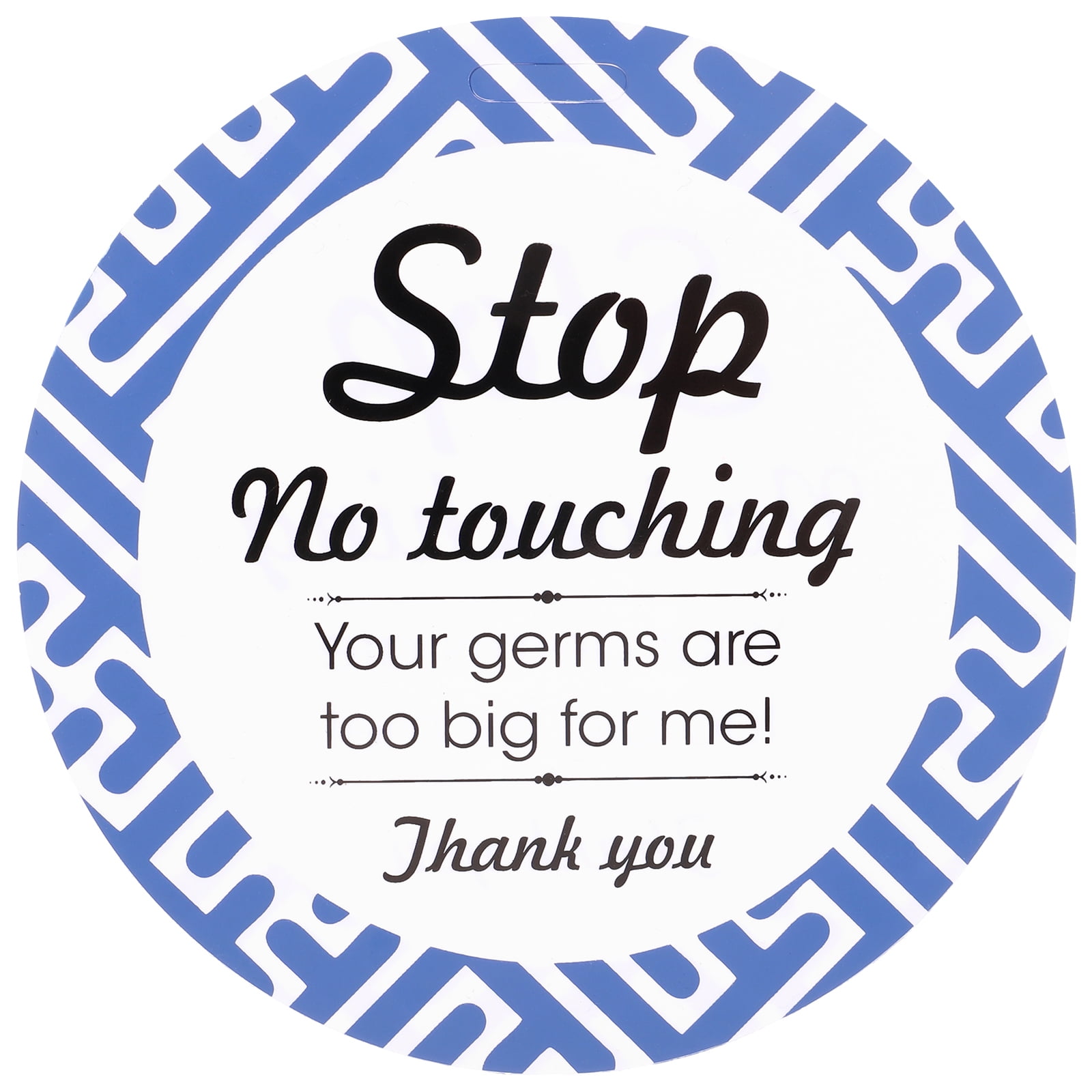 FRCOLOR Stop Safety Sign No Touching Sign Warning Sign Caution Sign for ...