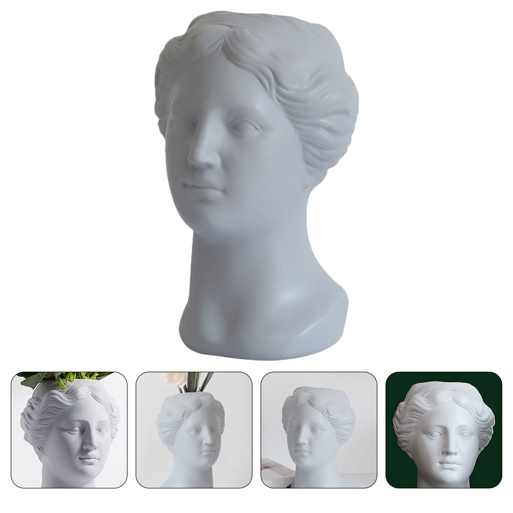 FRCOLOR Storage Container Statue Flower Vase Decorative Adornment Baby ...