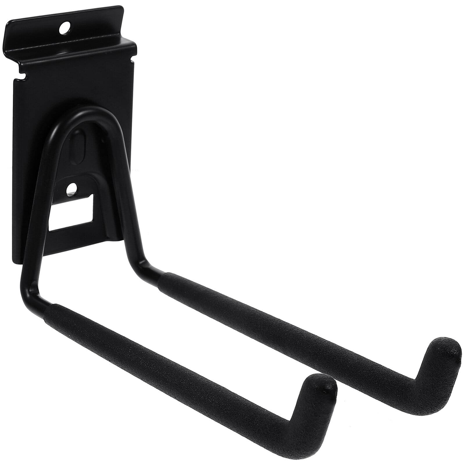 FRCOLOR Storage Hook Garden over Door Garage Ladder Rack for Wall Black ...