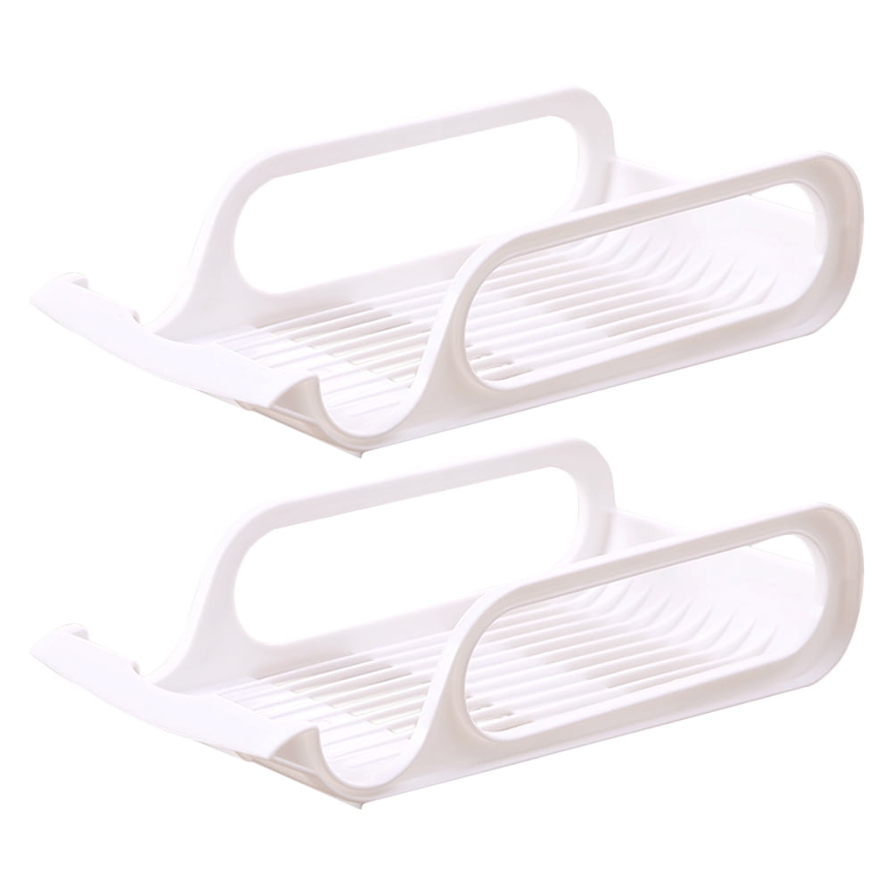 FRCOLOR Storage Rack 2Pcs Fridge Stackable Can Holder Dispensers ...