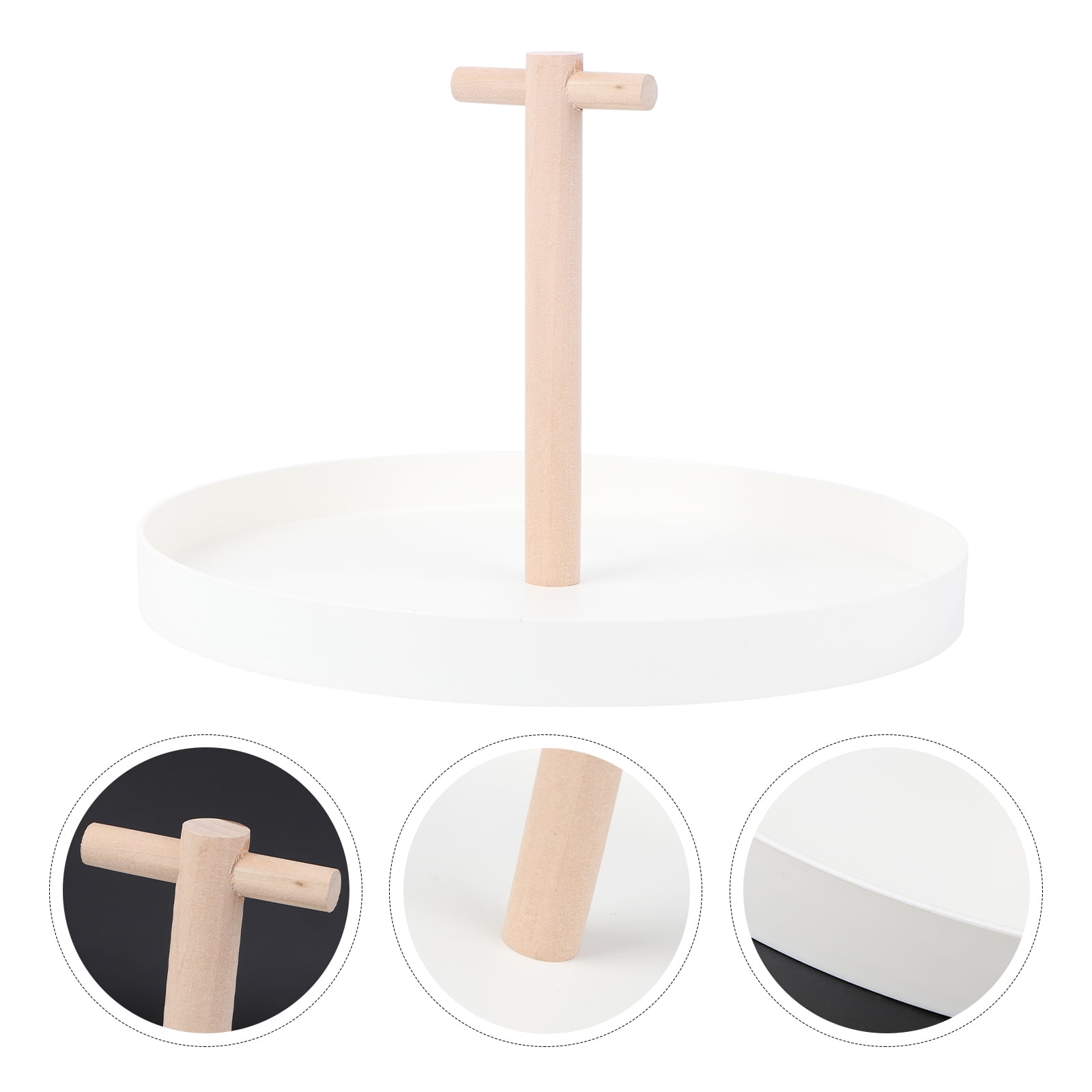 FRCOLOR Storage Tray Large Stylish Tray 25x25cm White - Walmart.com