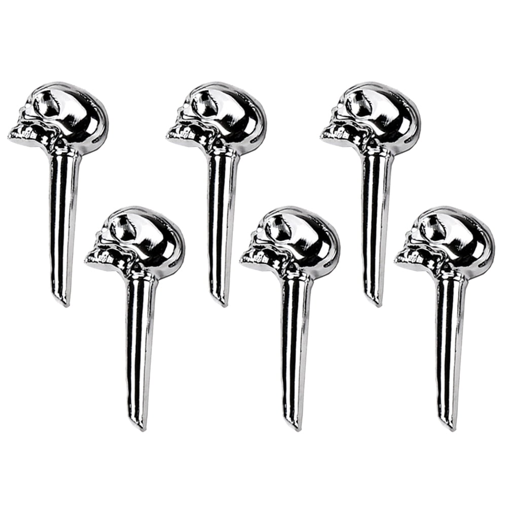 FRCOLOR String Replacement Bridge Pins Skull Bridge Guitar Bridge Pins ...