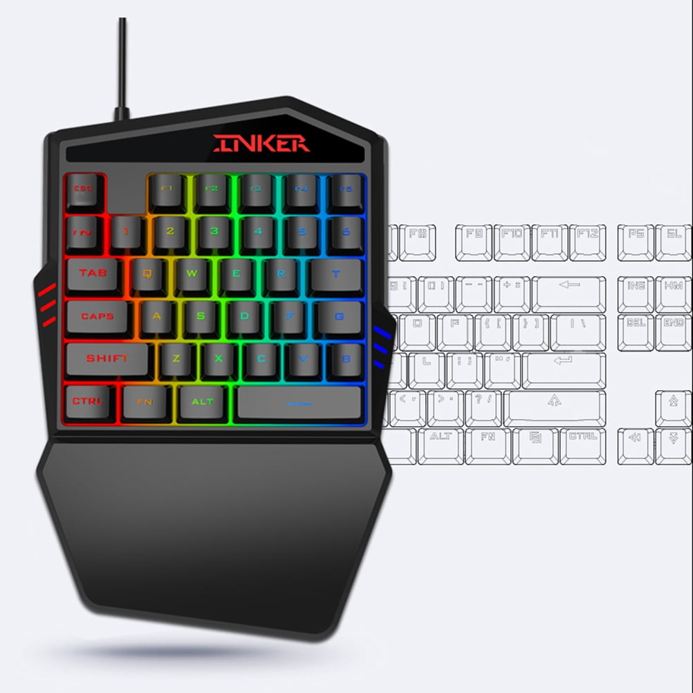 FRCOLOR Stylish Gaming Keyboard Backlight Keyboard E-Sport Keyboard ...