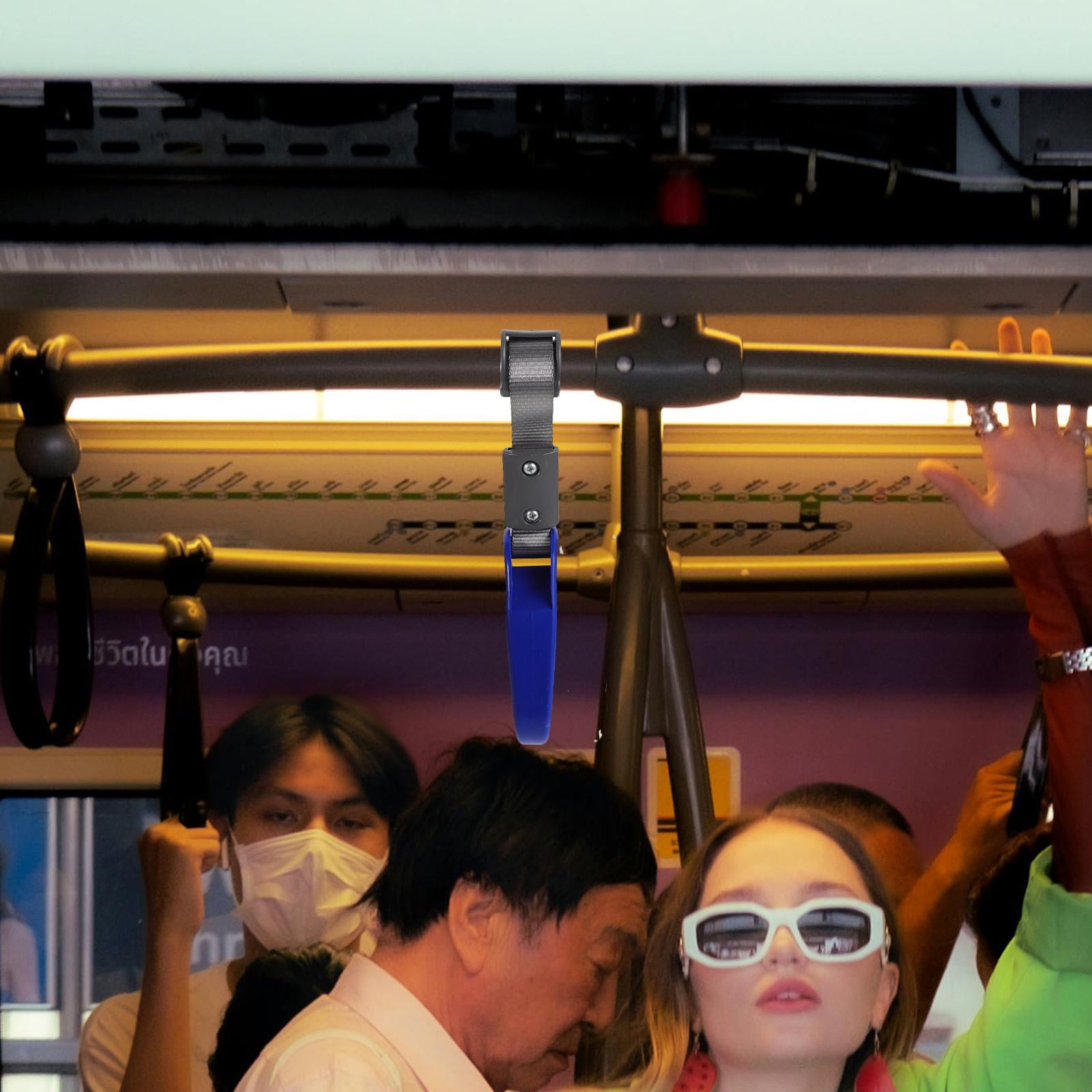 FRCOLOR Subway Handrail Ring Elderly Subways Hand Ring Buses Grab ...