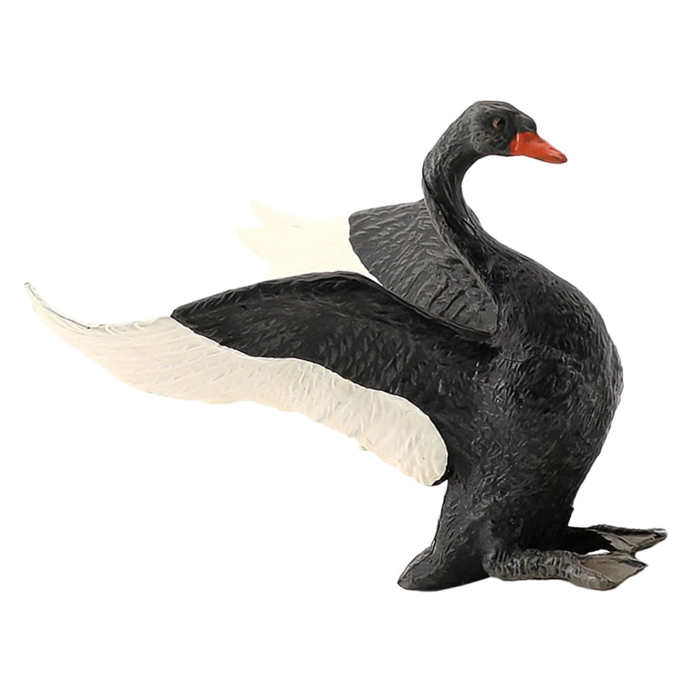FRCOLOR Swan Adornment Simulation Figurine Modern Statue Model Child ...