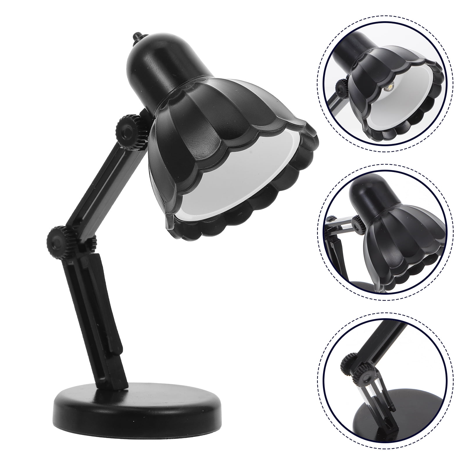 FRCOLOR Tabletop Light Eye Protection Reading Lamp Student Child Black ...