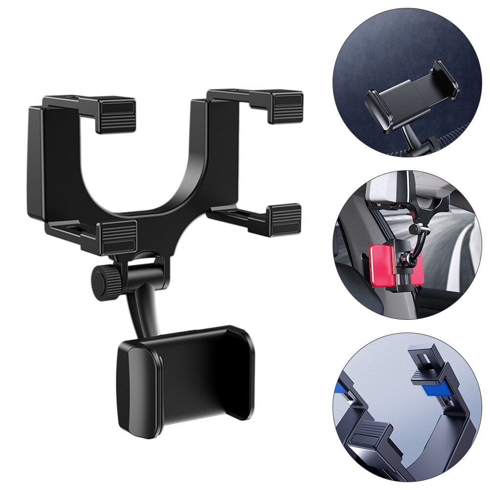 FRCOLOR Tachograph Bracket Phone Holder Clip Clamp Cell Mount Car Black ...