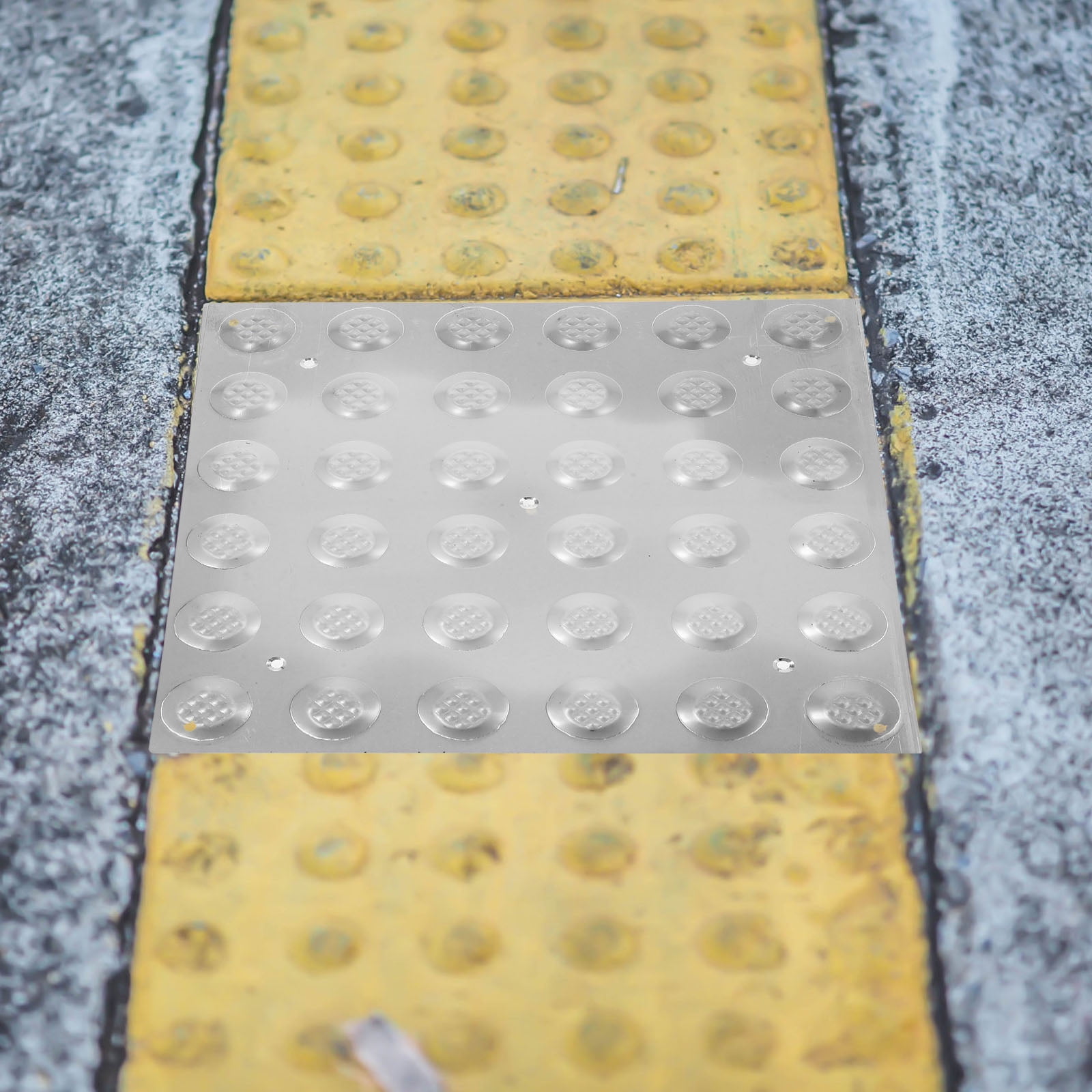 FRCOLOR Tactile Paving Tile 201 Stainless Steel Tactile Warning ...