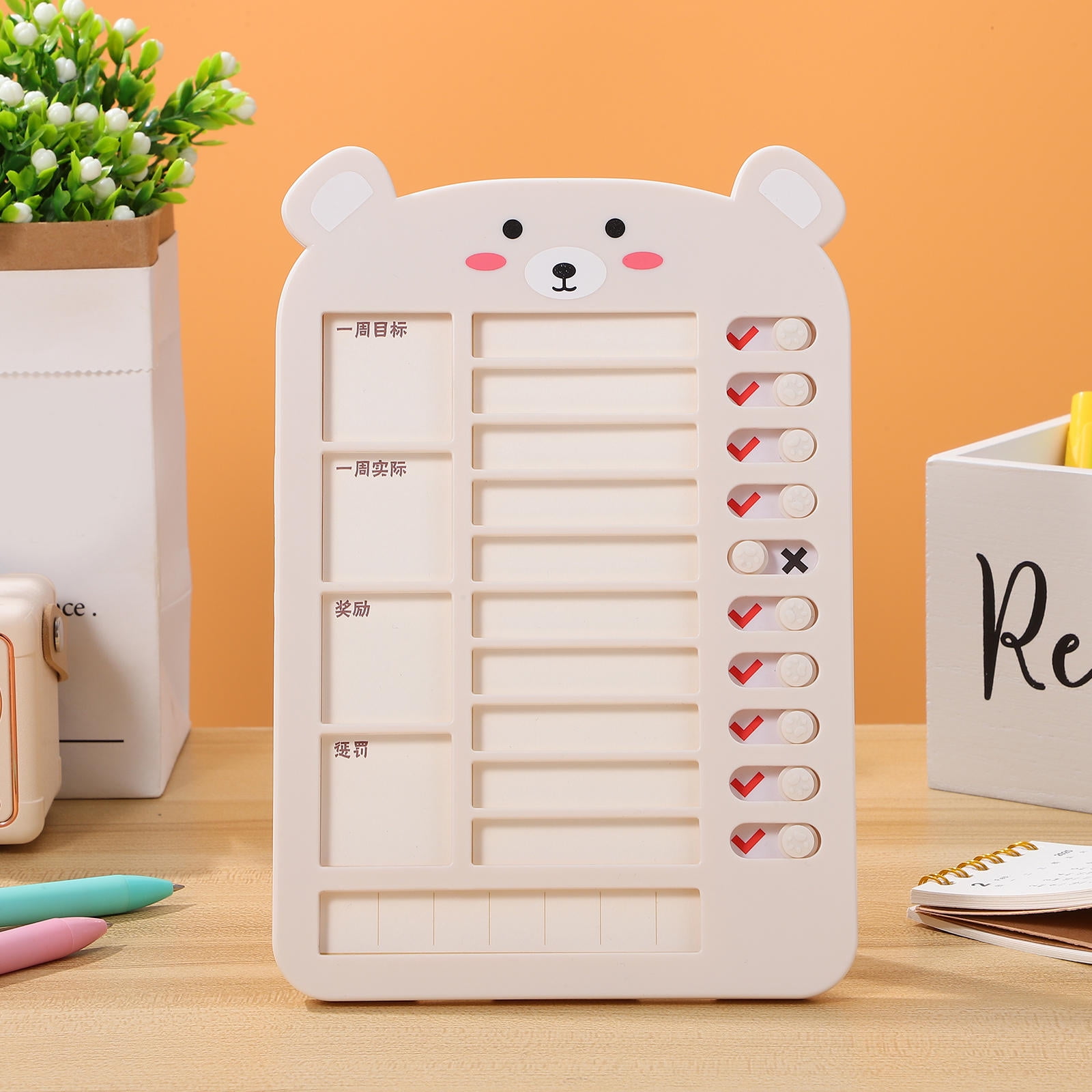 FRCOLOR Task Board Grocery List Notepad Time Management Planner Daily ...