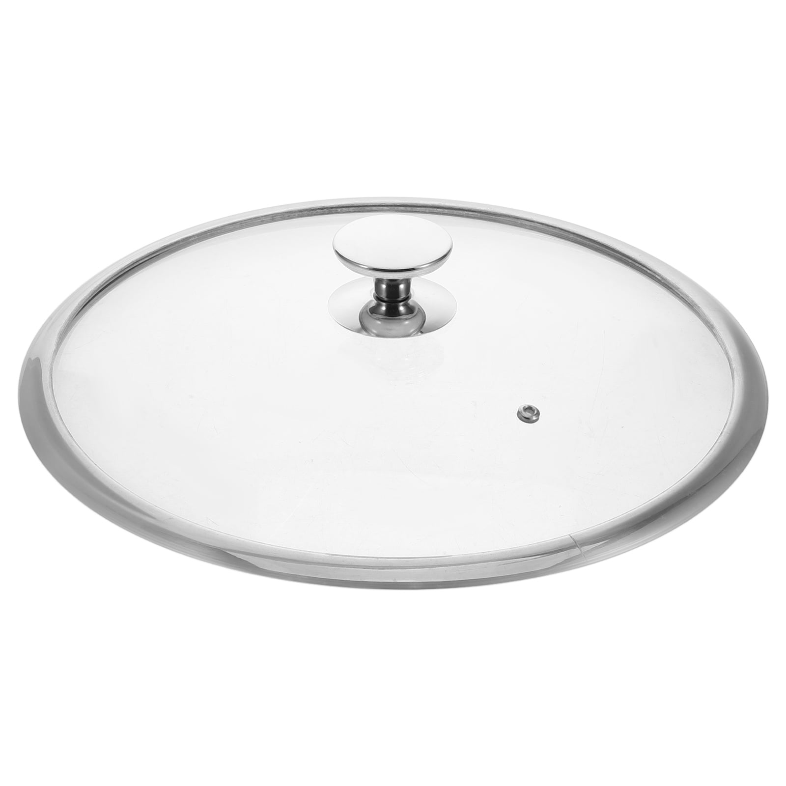 FRCOLOR Tempered Glass Lid With Steam Vent Hole Universal Pan Pot Clear ...