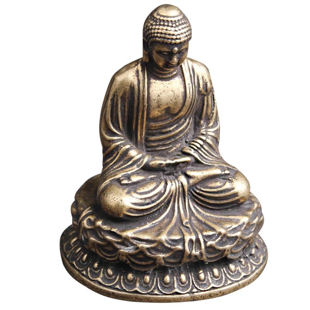 FRCOLOR Temple Buddha Ornament Car Adornment Home Board Stickers Golden ...
