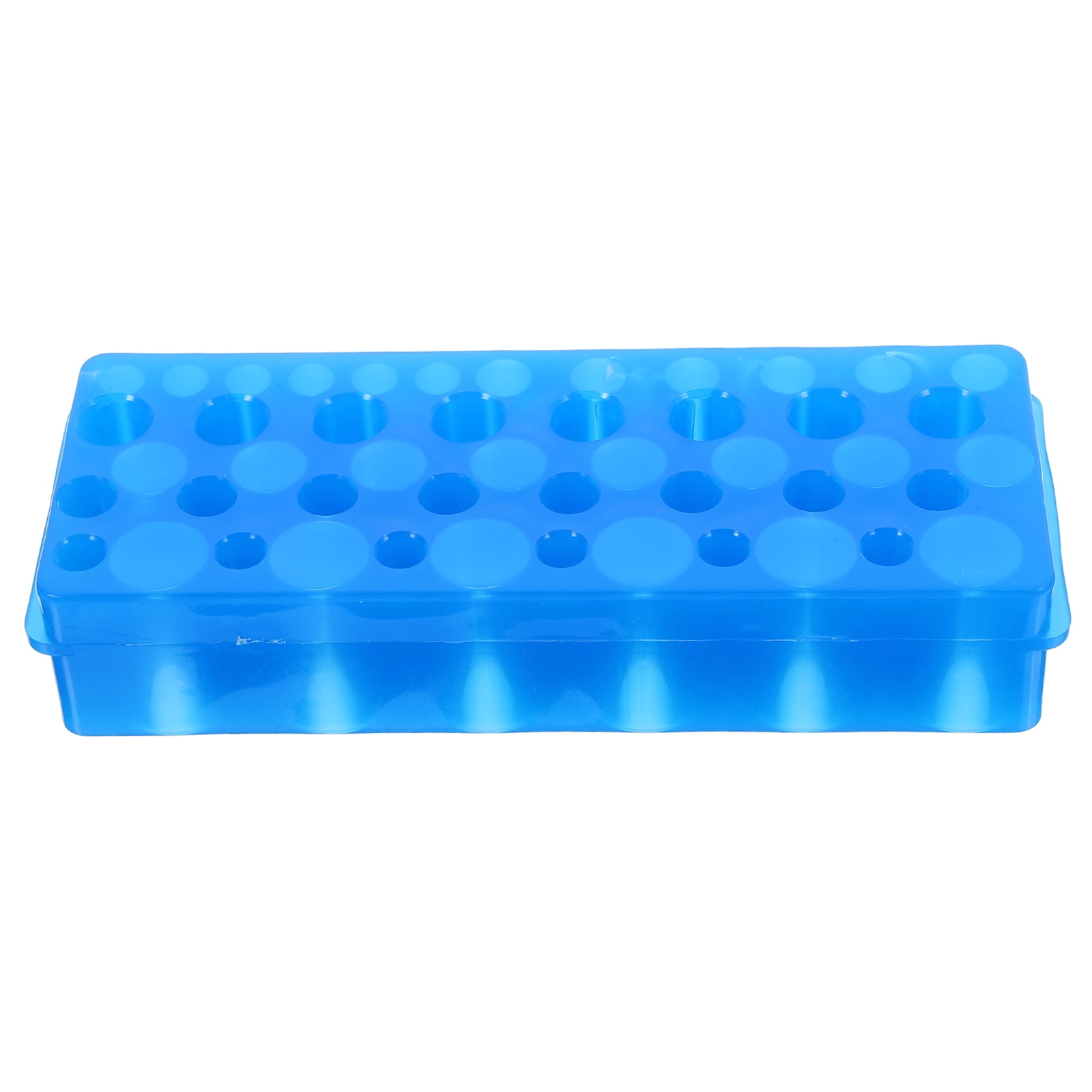 Blue Plastic Test Tube Rack for Storage Compact and Spacesaving with 26 ...