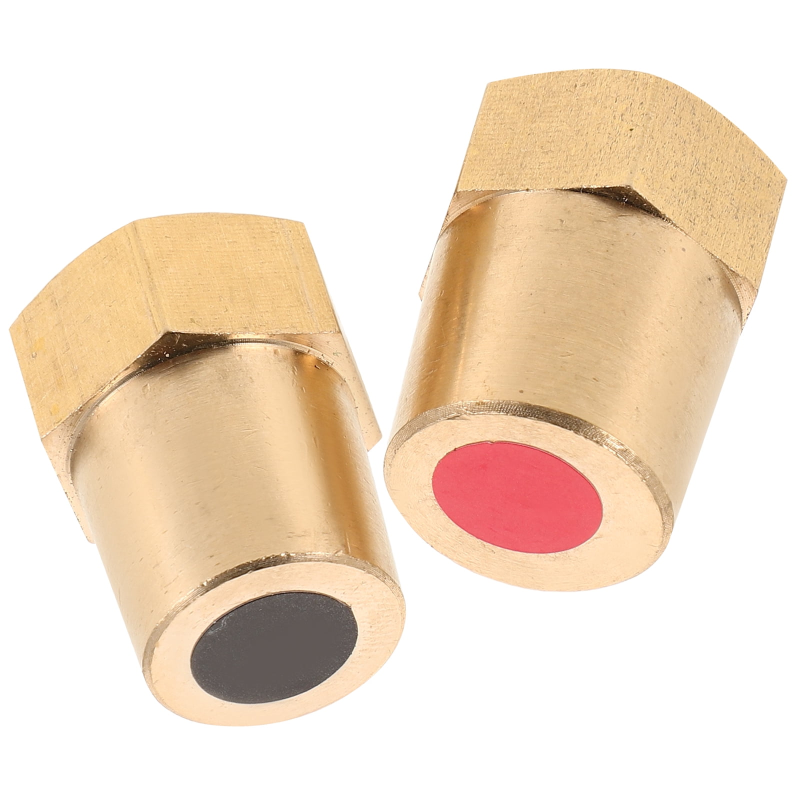 FRCOLOR Thread Female Brass Battery Terminal Post Adapter Heavy Duty ...