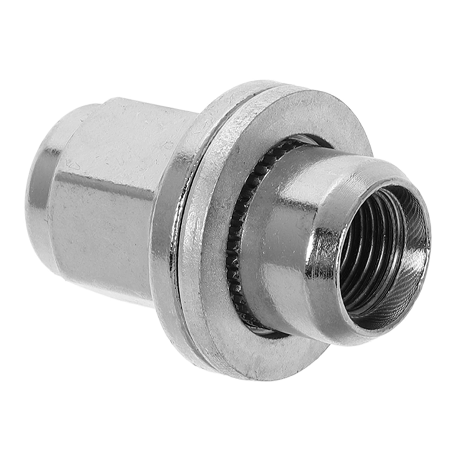 FRCOLOR Threaded Lug Bolt Nut Metal Automobile Nuts Wire Wheel Silver ...