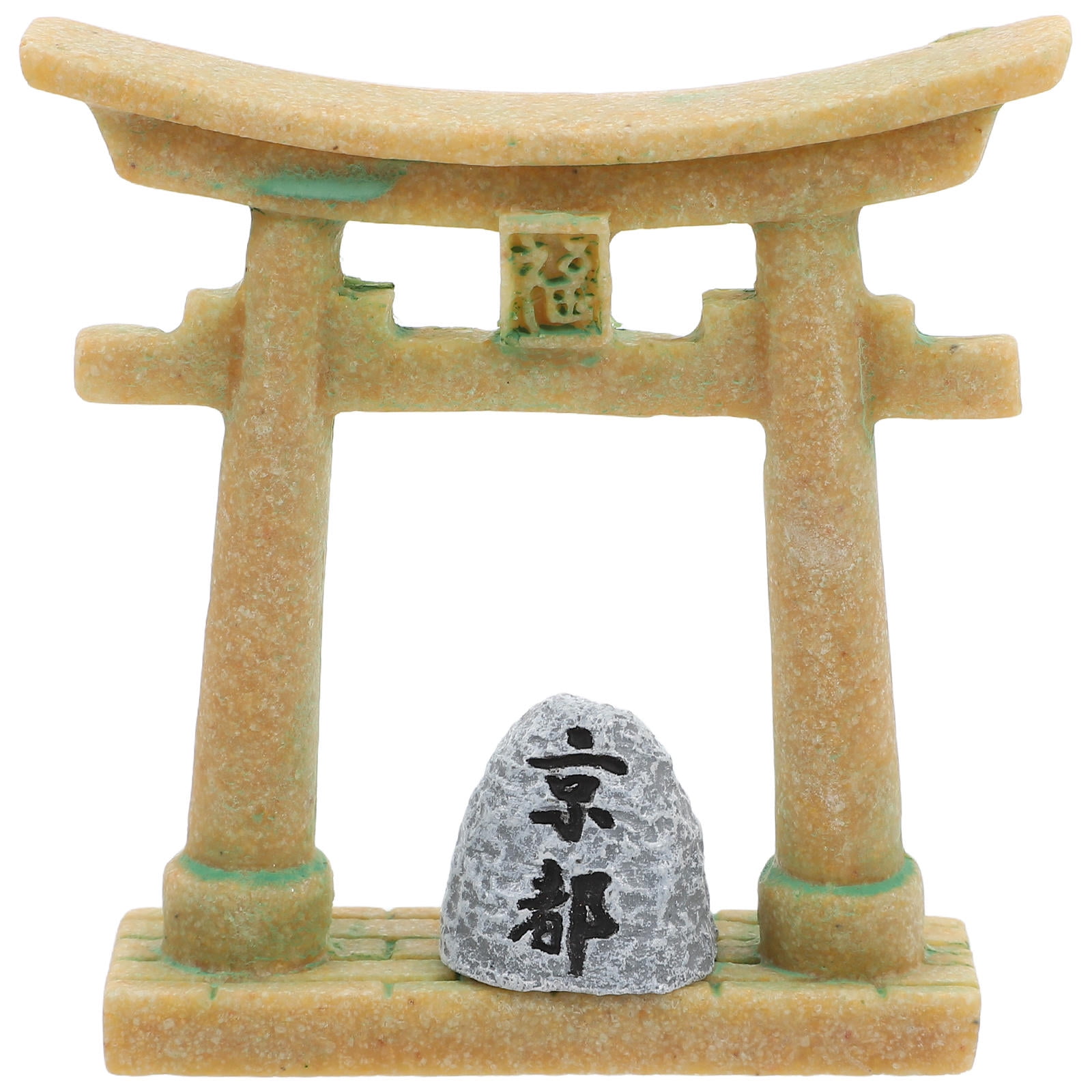 FRCOLOR Tiny Torii Gate Miniature Traditional Gate Japanese Aquarium ...