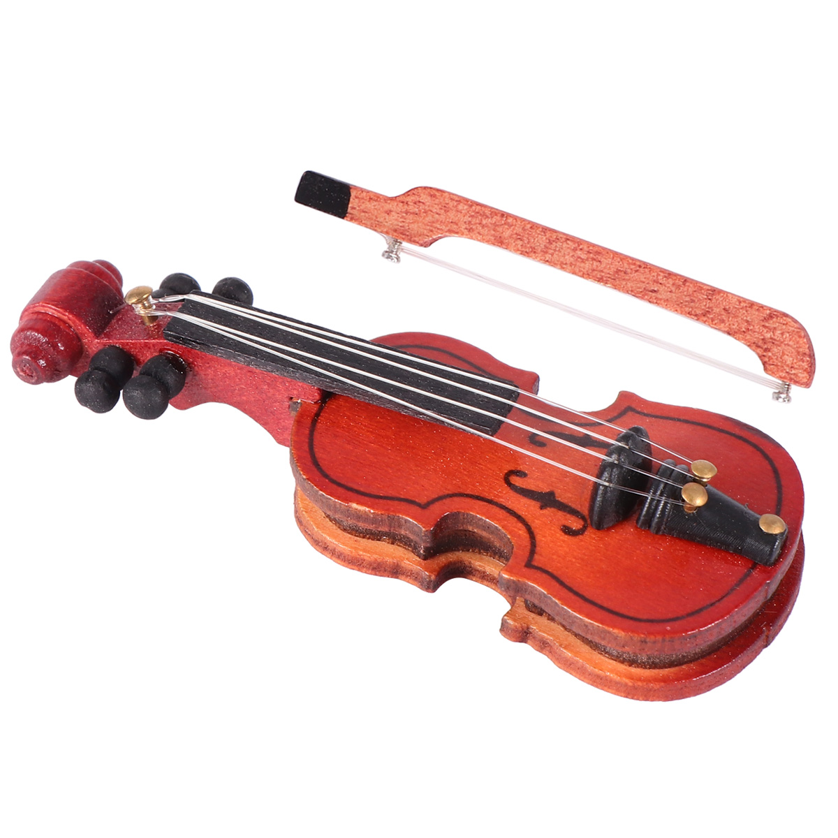 FRCOLOR Tiny Violin Model Toy Mini Violins Photograph Props - Walmart.com