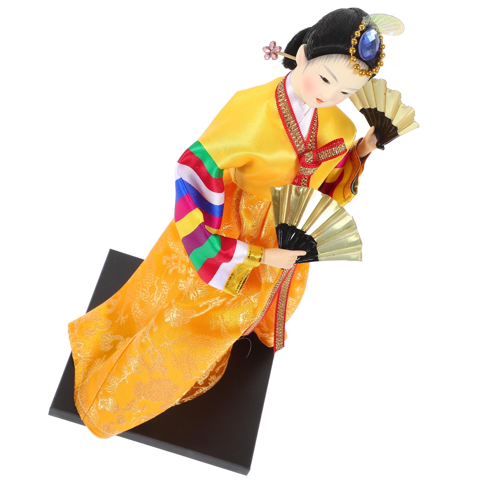 FRCOLOR Traditional Korean Doll Handcraft Hanbok Doll Korean Hanbok ...